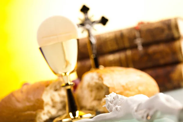 Holy Communion Bright Background Saturated Concept Stock Photo by ...