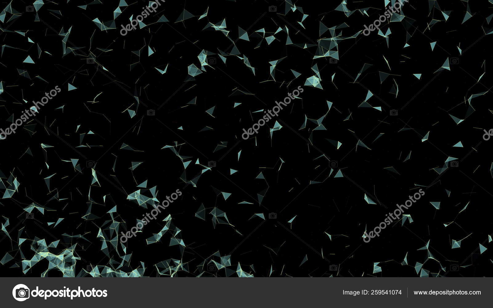 Wireframe Plexus Space Technology Background Rendered Stock Photo by ...
