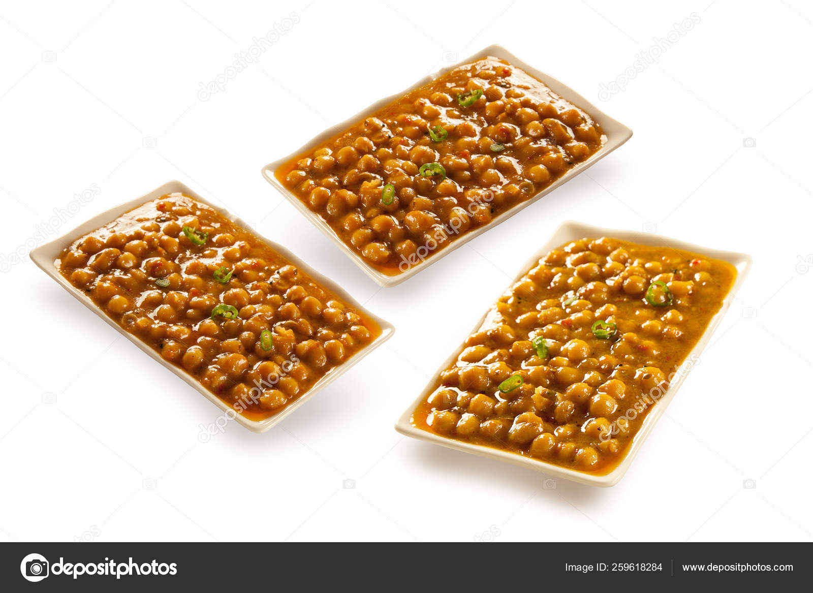 Chickpeas Channa Cholay Indian Pakistani Dish — Stock Photo © YAYImages ...