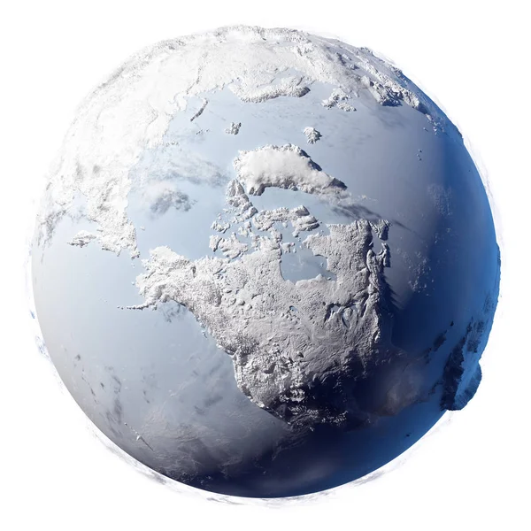 Snow Planet Earth Stock Photo by ©Antartis 4227776