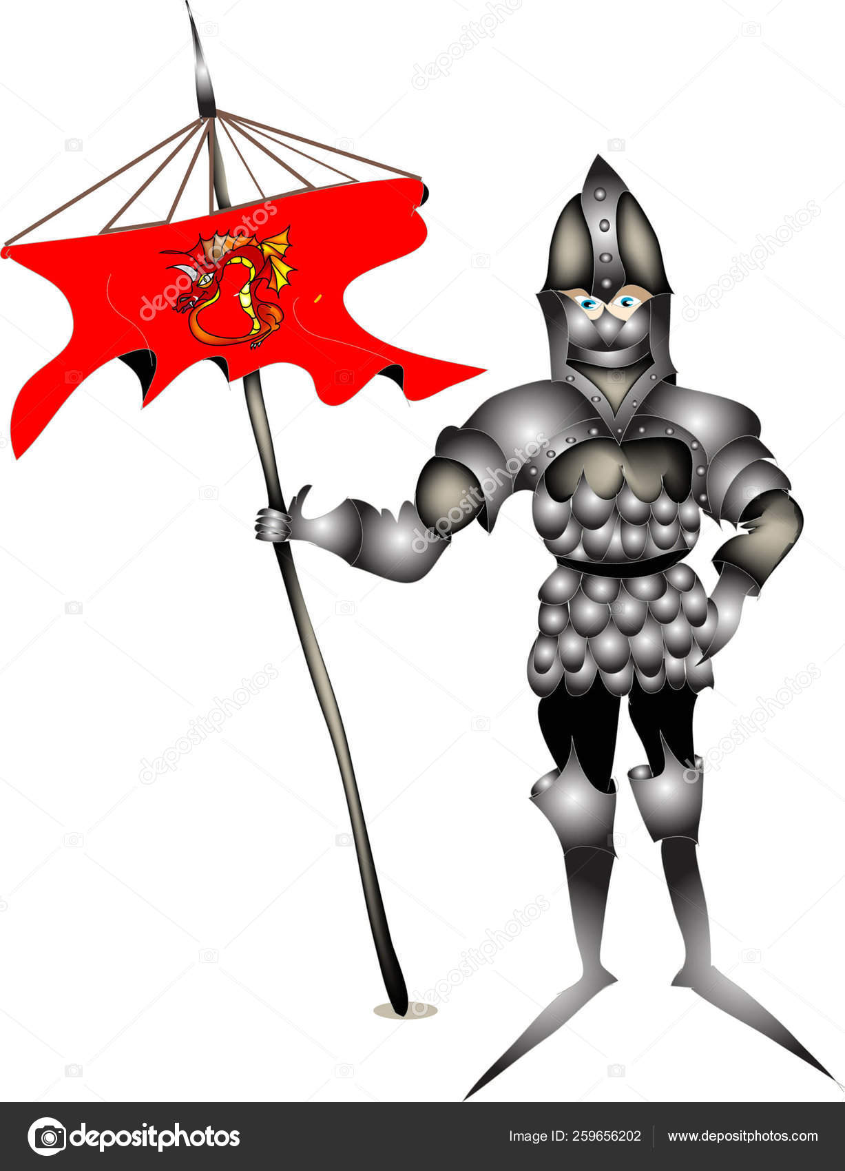 Knight Isolated White Background Stock Photo by ©YAYImages 259656202