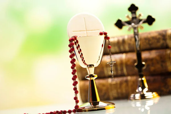 Eucharist Sacrament Communion Bright Background Saturated Concept ...