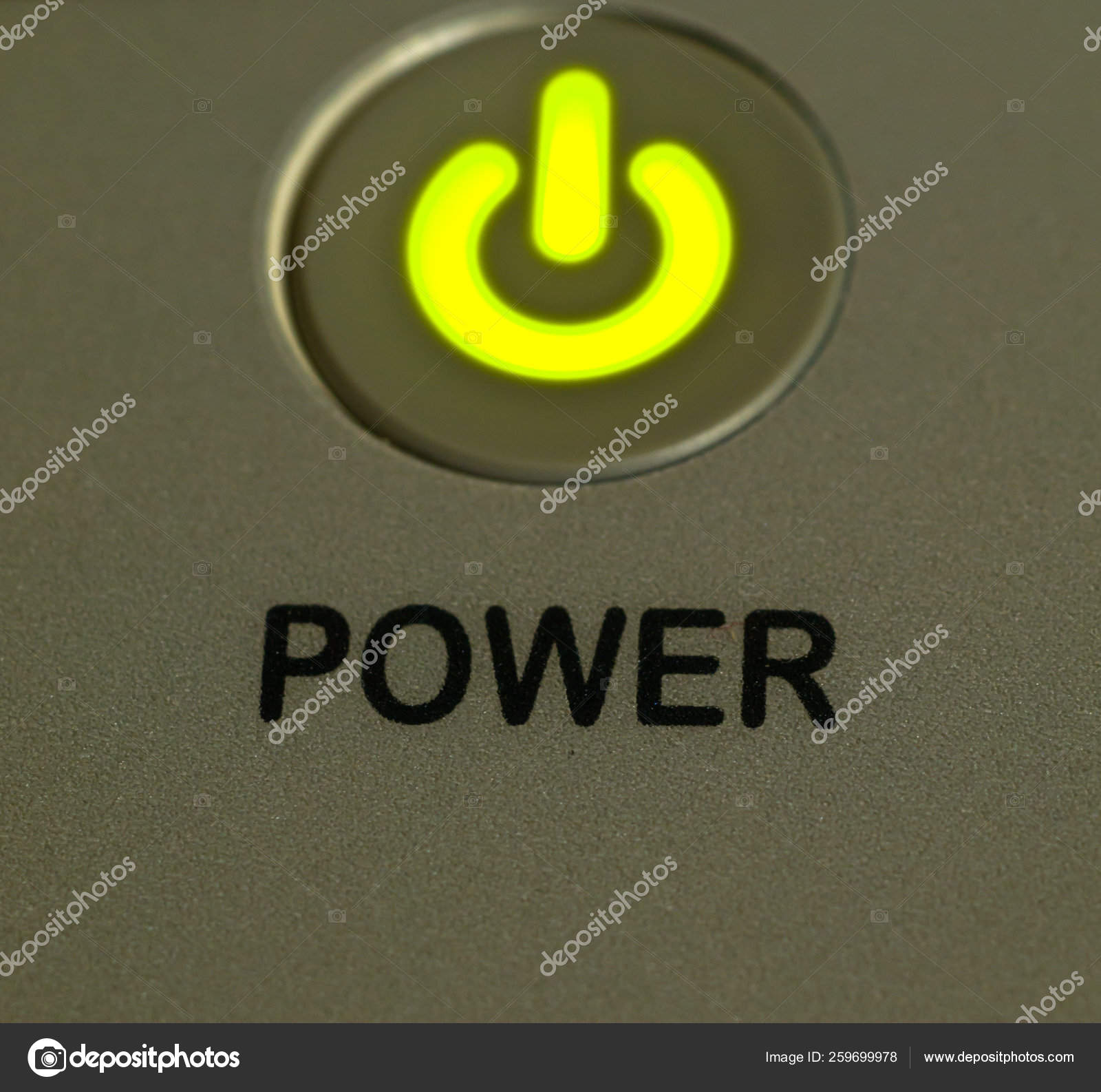 Green Light Power Button Background Stock Photo by ©YAYImages 259699978