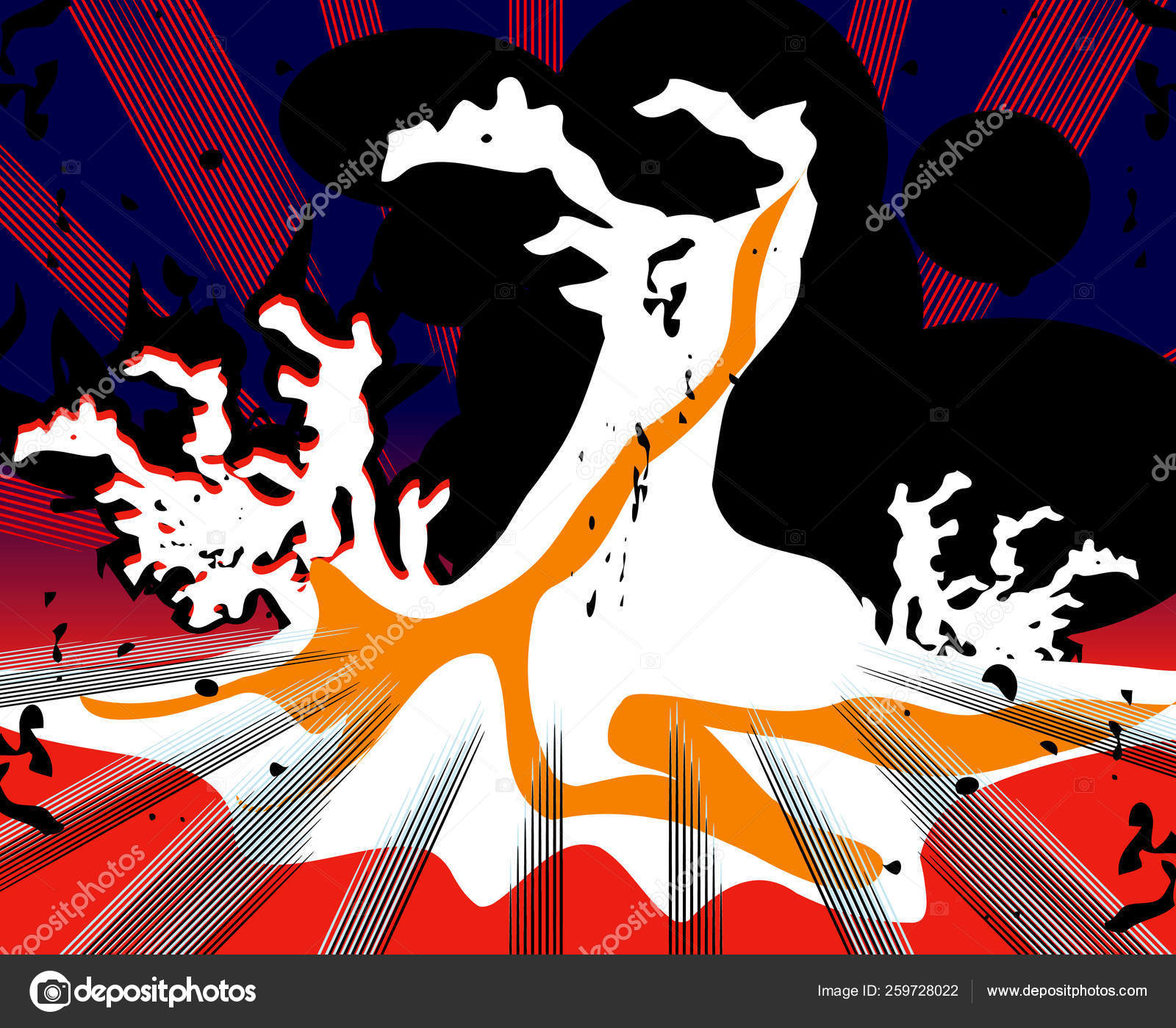 Pop Art Explosion Boom Background Vector Illustration Stock Photo by ...