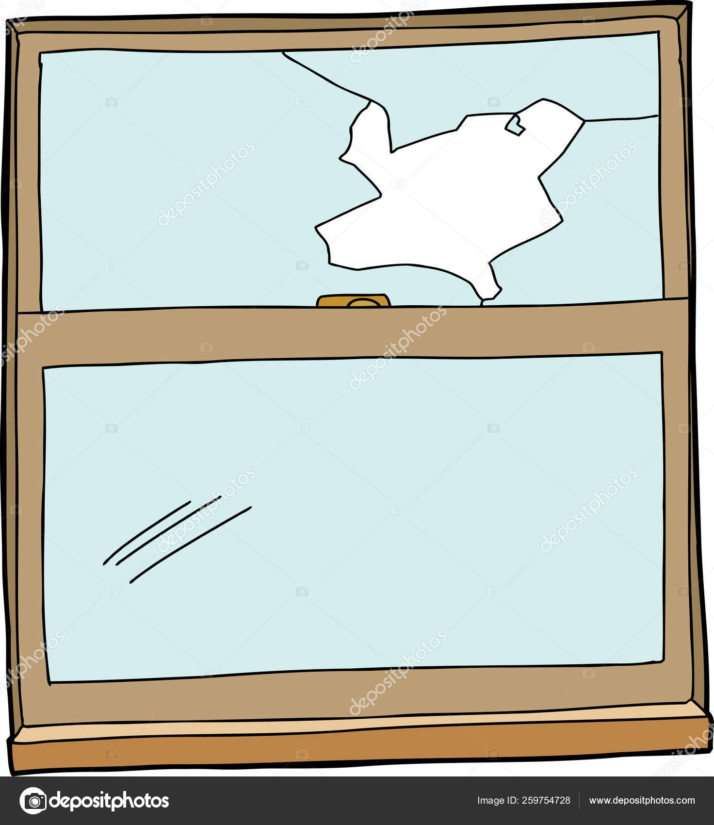 Windshield Crack Clipart