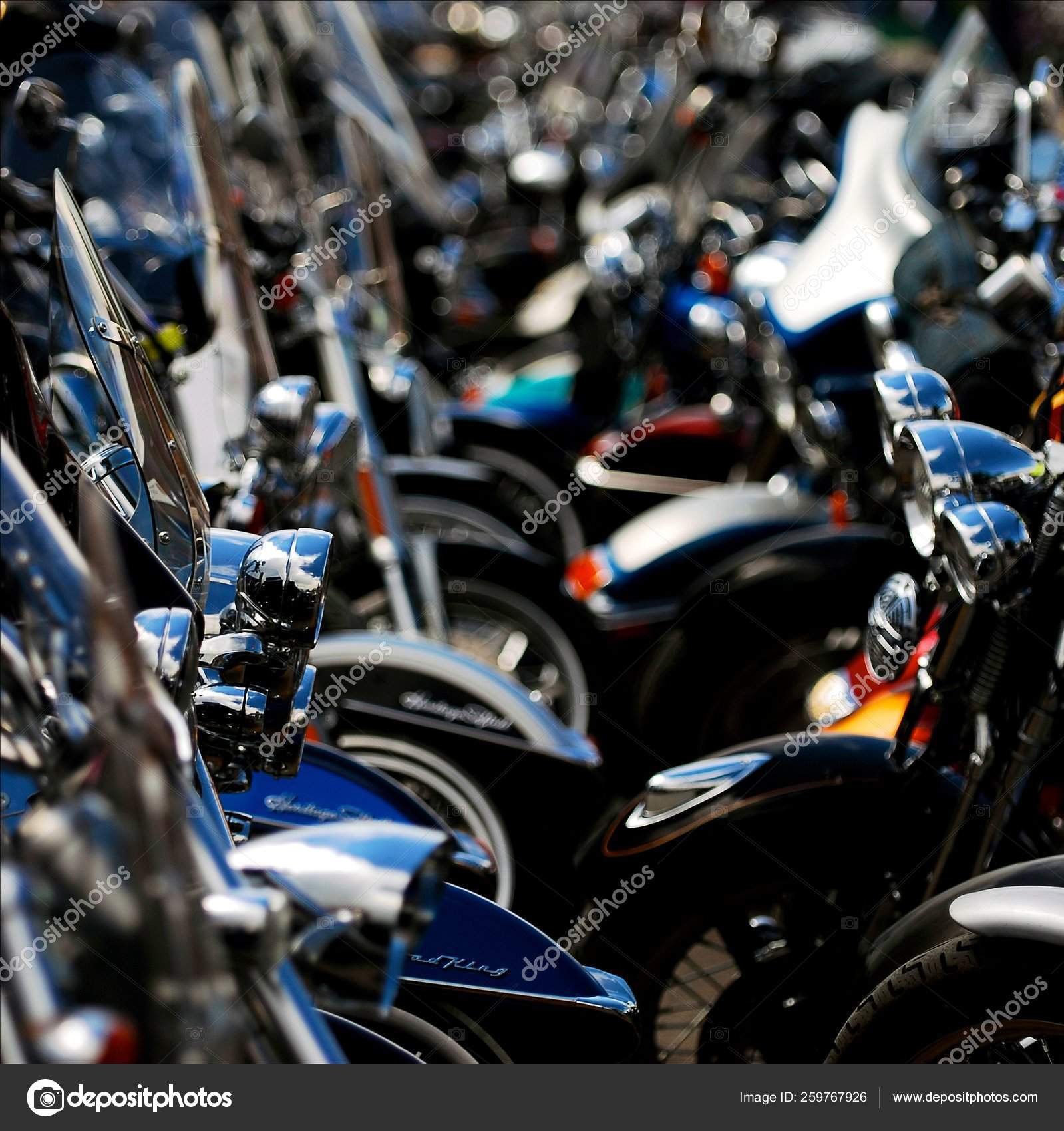 Custom Motorcycles Sturgis Motorcycle Rally South Dakota Usa – Stock ...