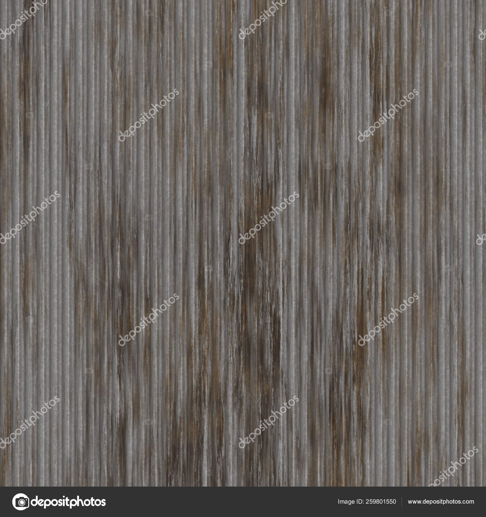 Corrugated Metal Ridged Surface Corrosion Seamless Texture Stock Photo ...