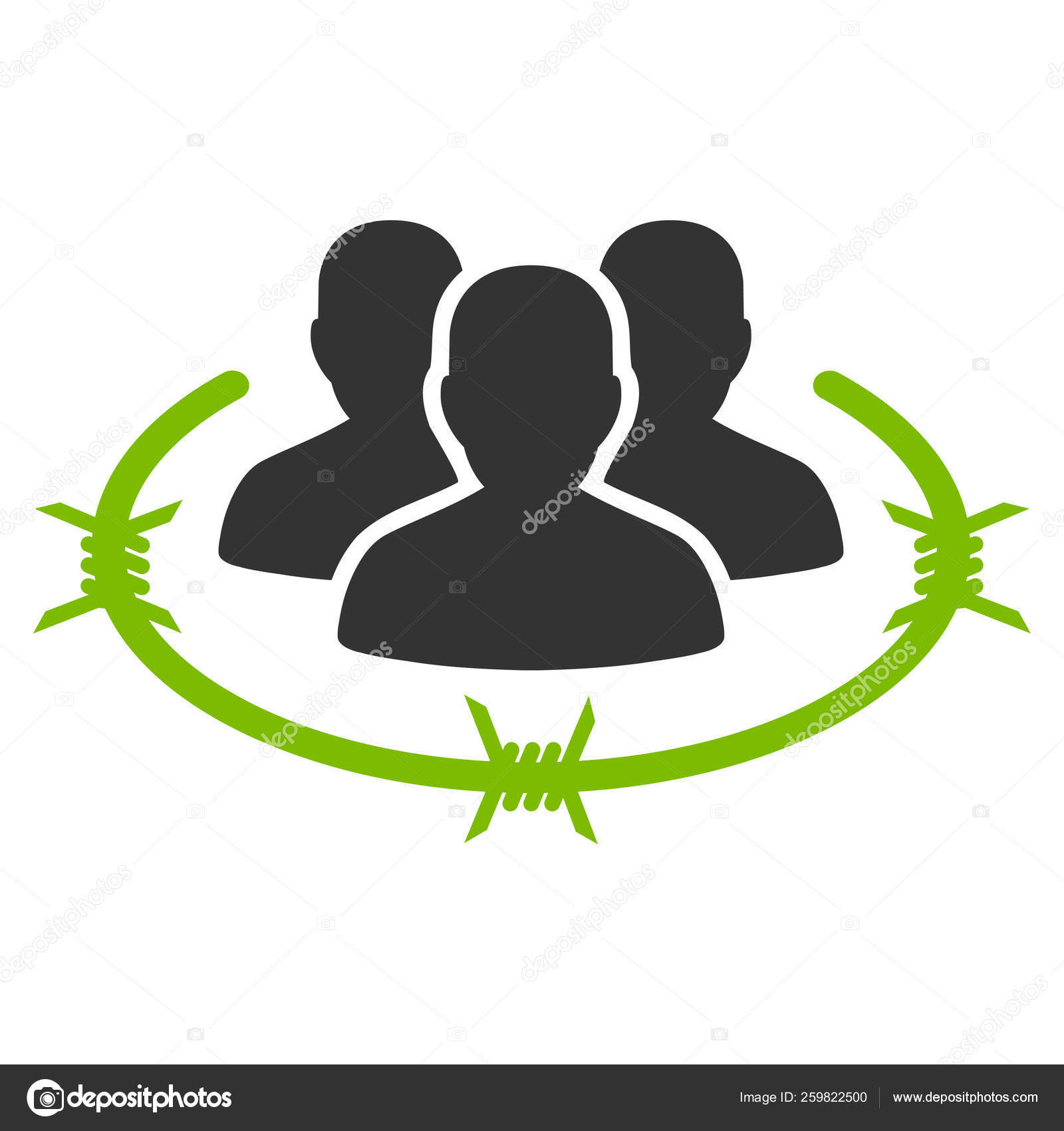 Strict Management Icon Business Bicolor Set Glyph Style Bicolor Flat ...