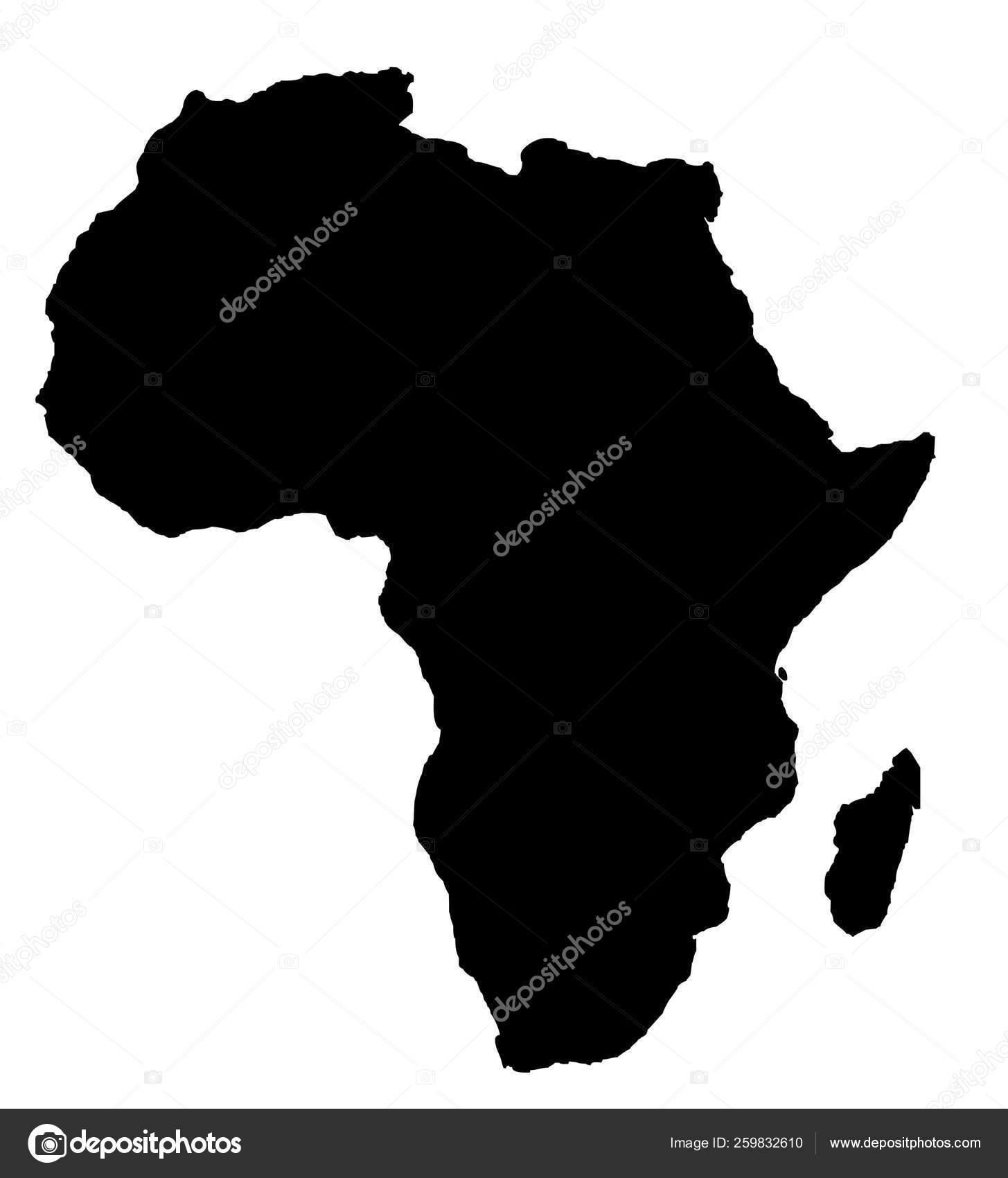 Africa Outline Map