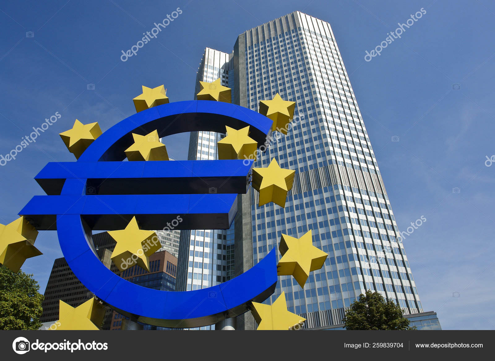 Street View Ecb Administrative Building Well Known Sculpture European ...