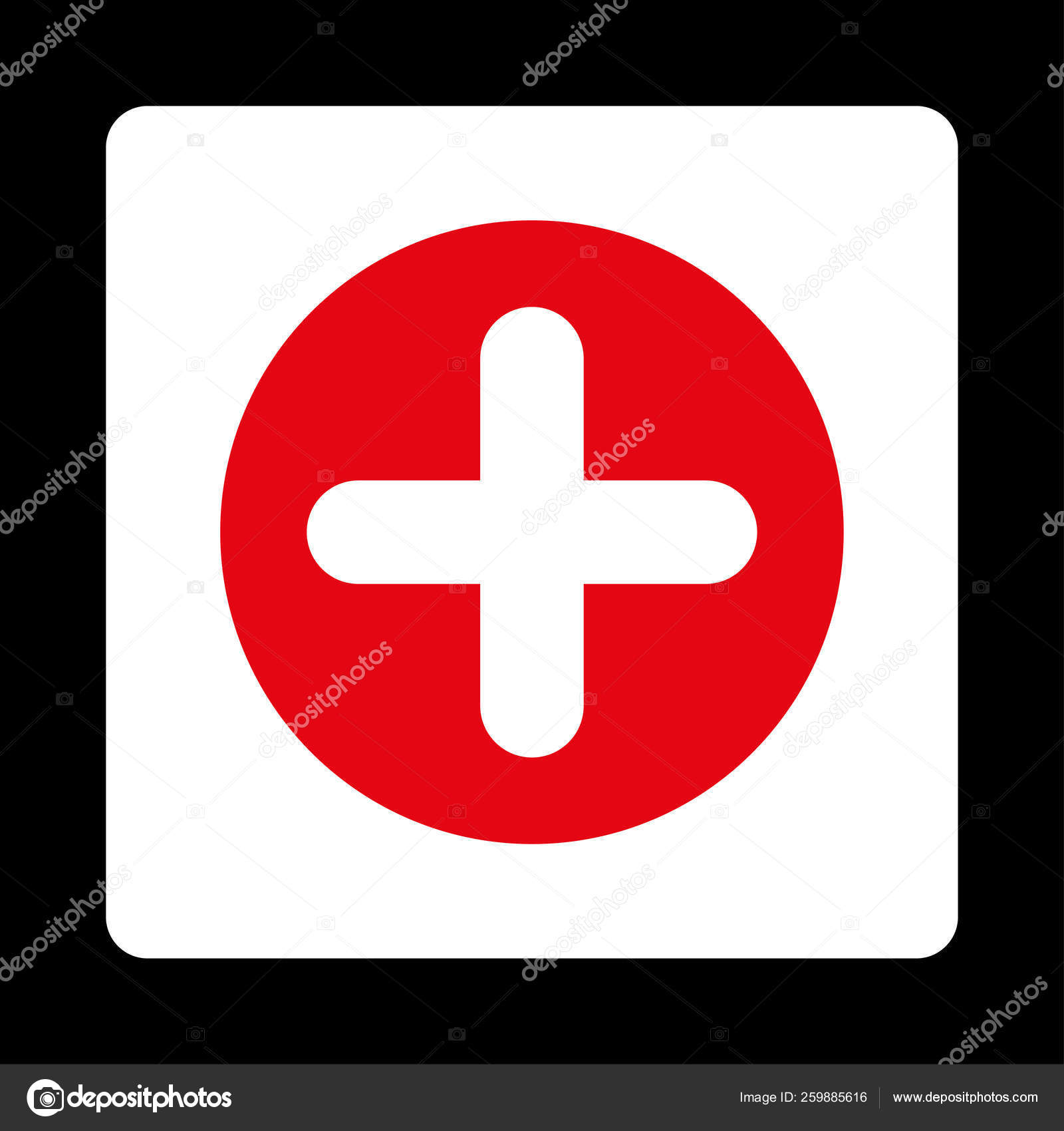 Create Icon Primitive Buttons Overcolor Set Rounded Square Flat Button ...