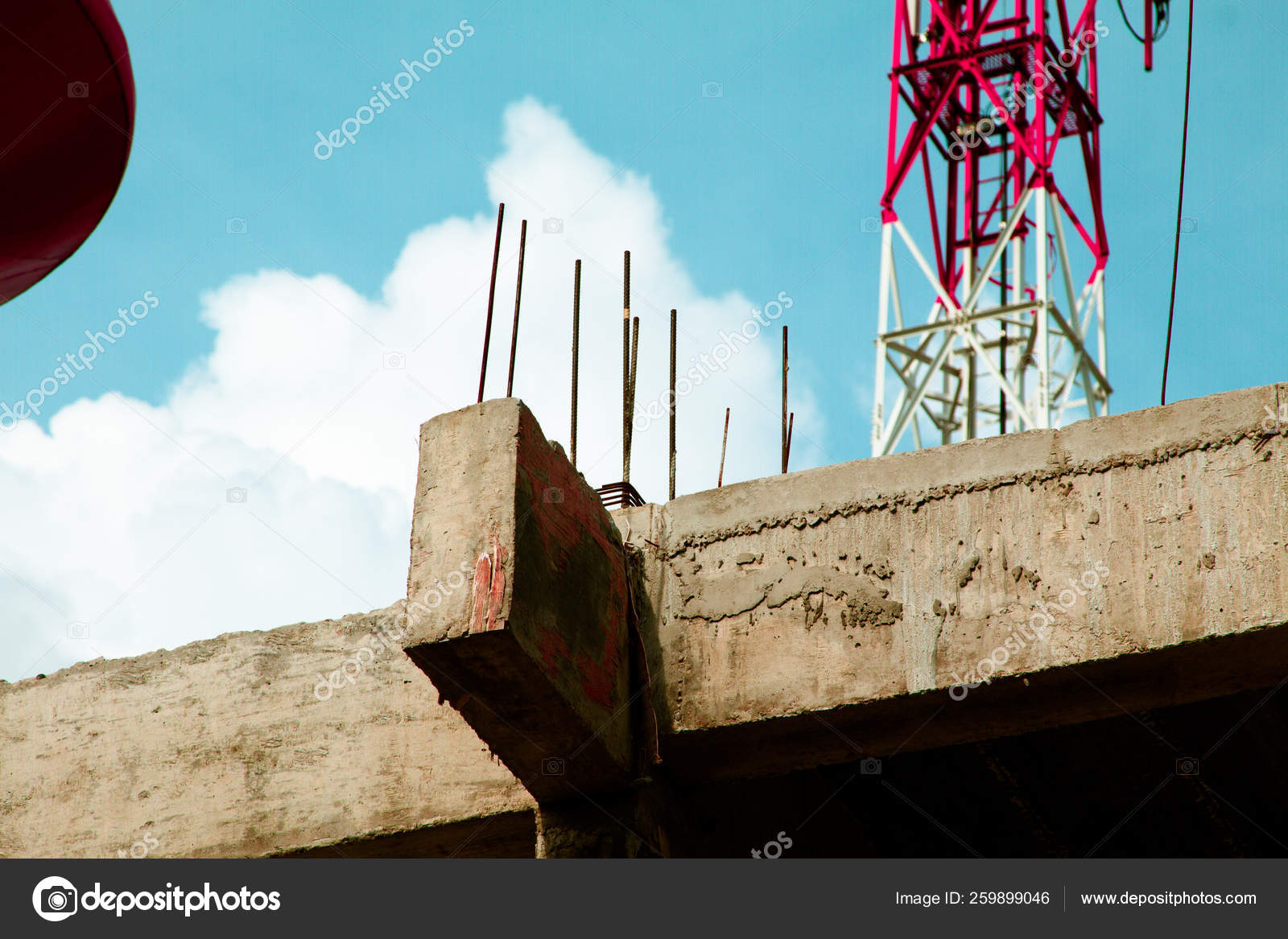 Cement Piles Concrete Piles Construction Site Stock Photo by ©YAYImages ...