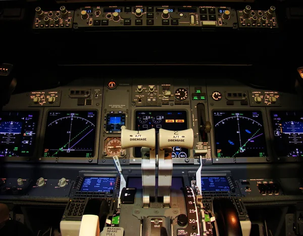 Overhead Control Panel Modern Airliner Night Boeing 737 800 Next Stock ...