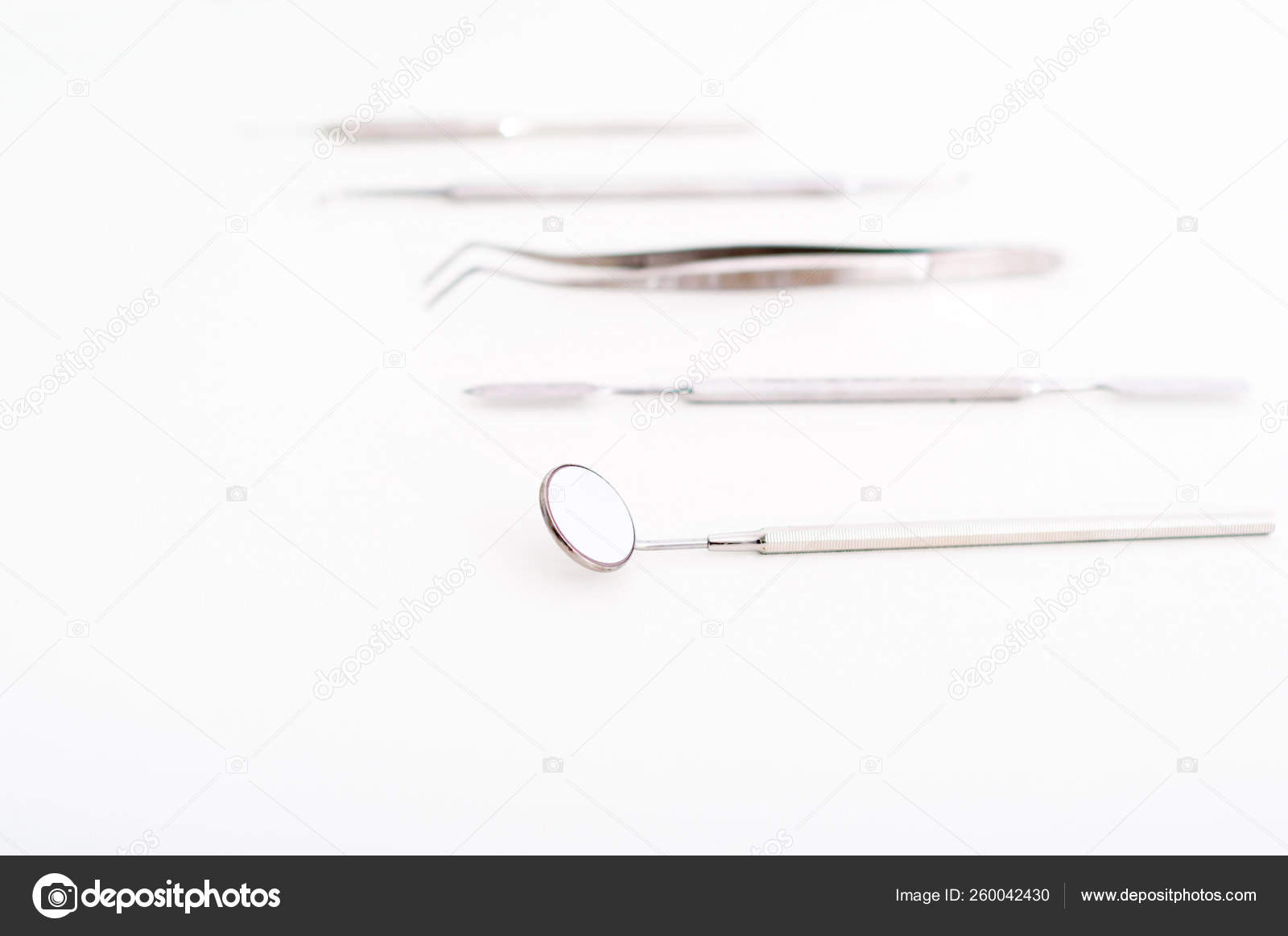 Collection Medical Instruments Light Background Stock Photo by ...