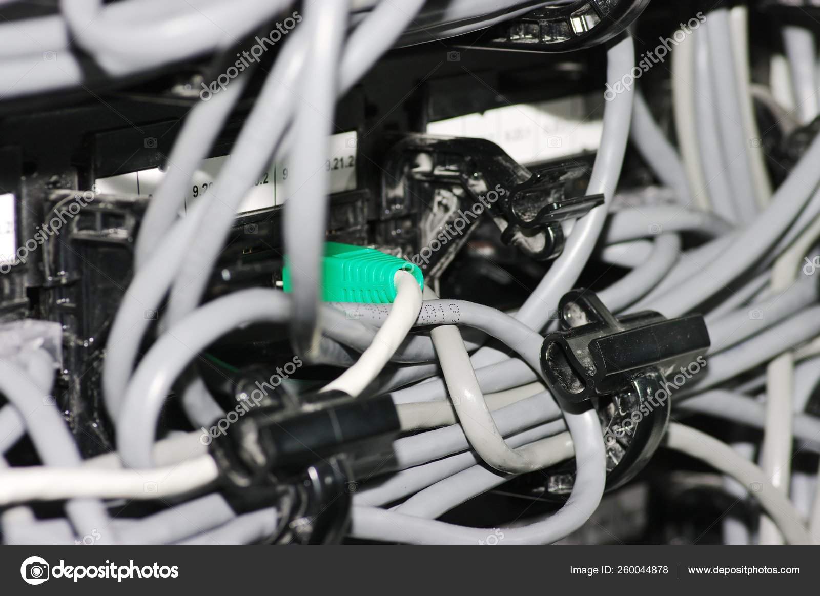 Ethernet Hub Cat Connectors Stock Photo by ©YAYImages 260044878