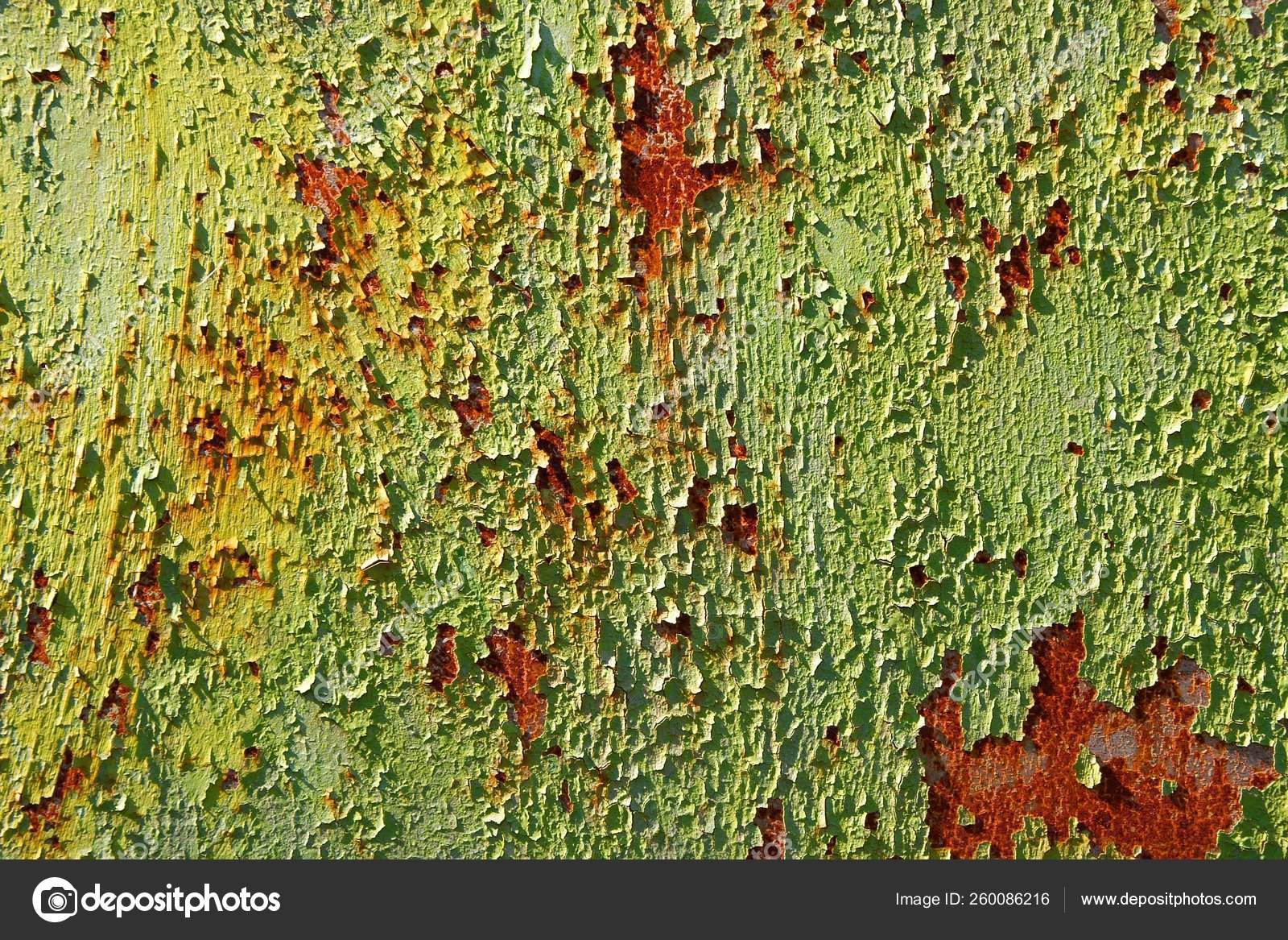 Rusty Metal Texture Green Paint Falling Apart Stock Photo by ©YAYImages ...