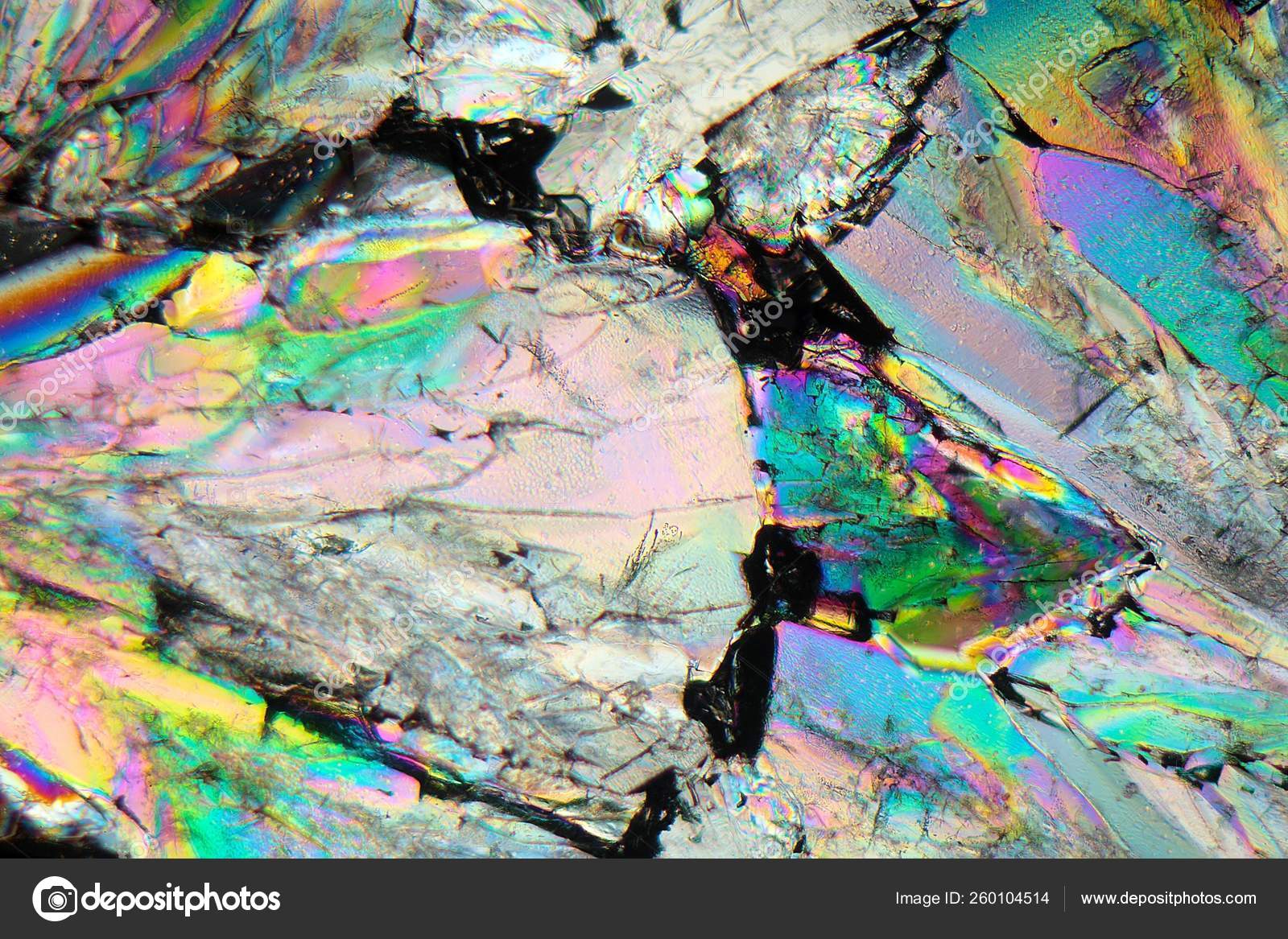 Sugar Crystals Microscope