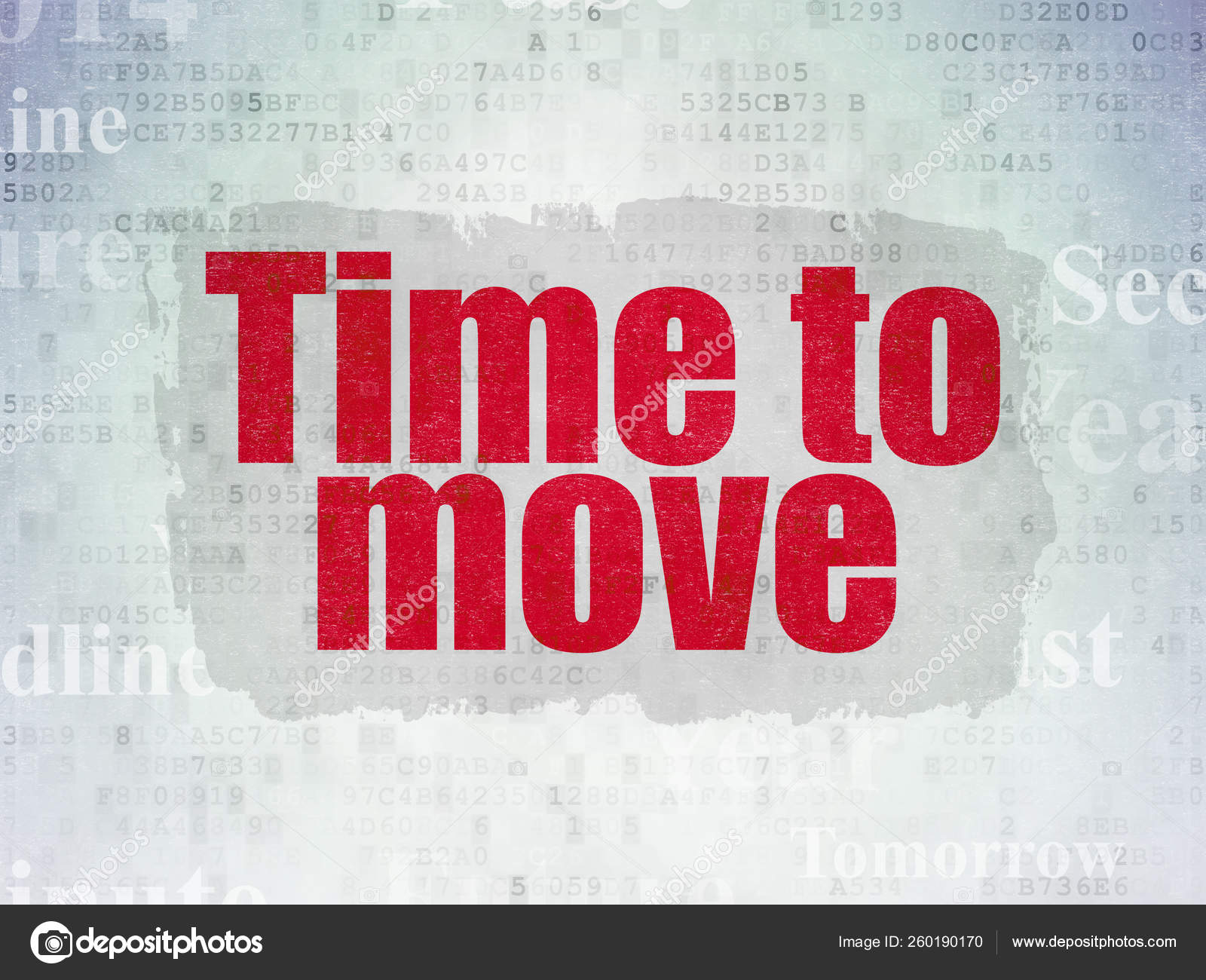 Timeline Concept Painted Red Text Time Move Digital Data Paper Stock Photo by ©YAYImages 260190170