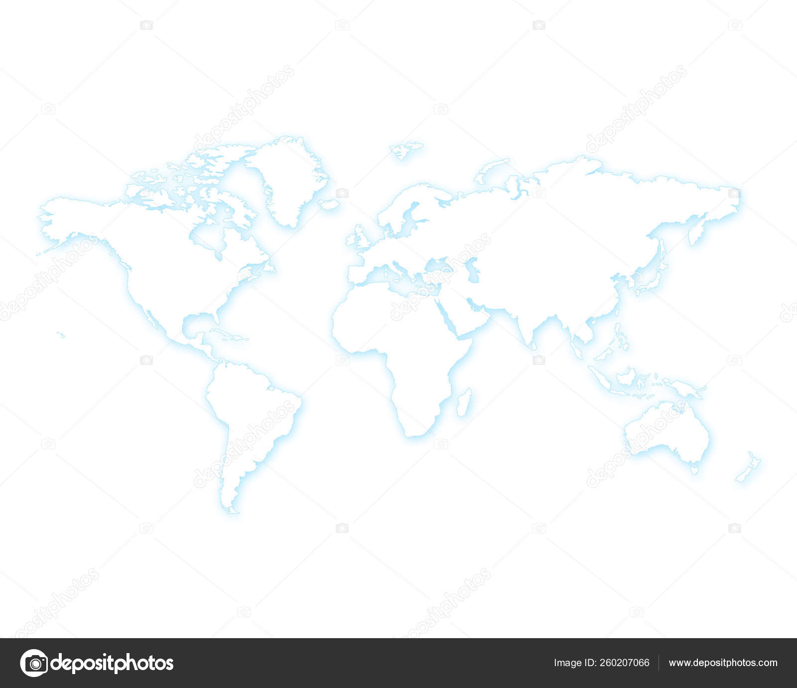 Image Light Blue World Map Stock Photo by ©YAYImages 260207066