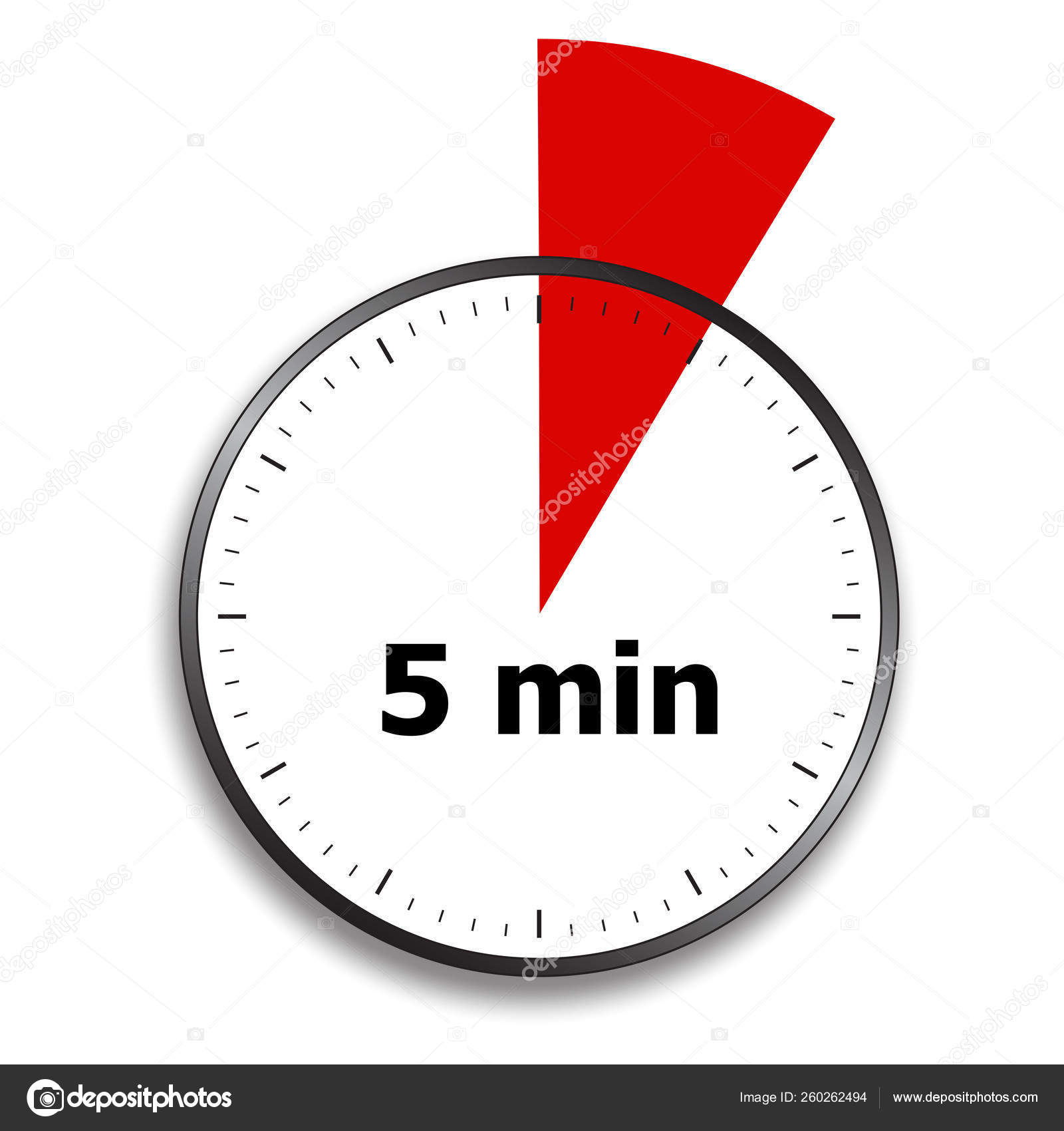 Clock Face Stopwatch White Background Stock Photo by ©YAYImages 260262494