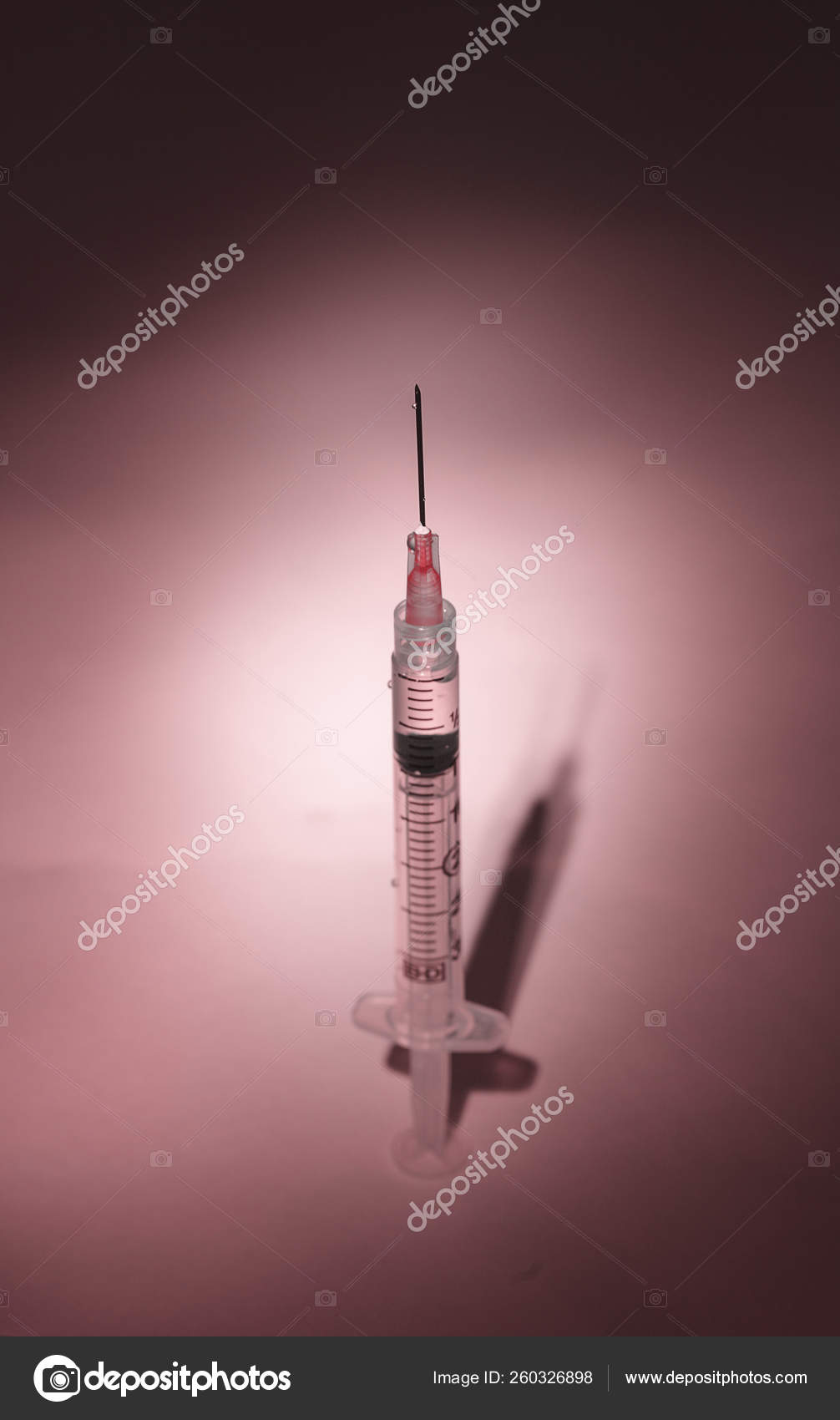 Long Hypodermic Needle Ready Injection Medical Doctor Office Emergency ...