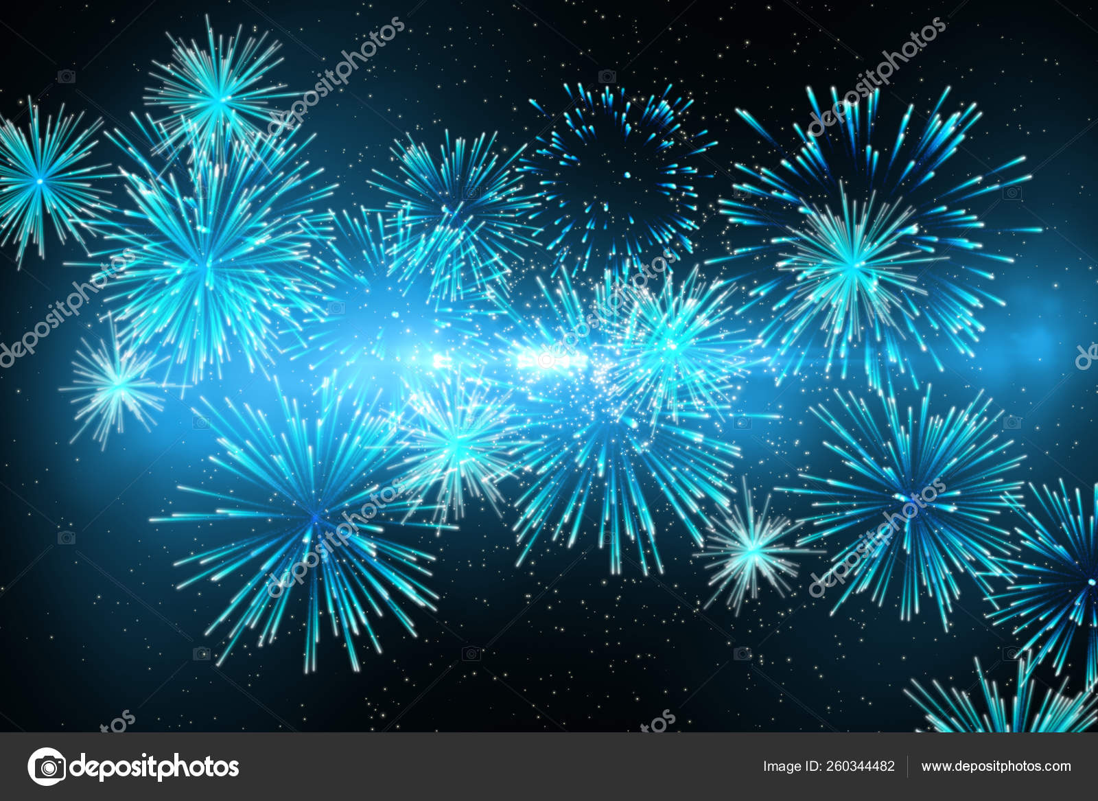 Firework Exploding Night Sky Background Stock Photo by ©YAYImages 260344482