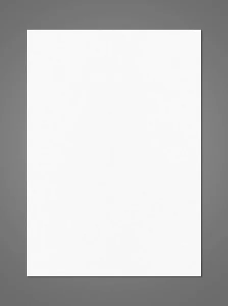 Blank White A4 paper sheet mockup template Stock Photo by ©daboost ...