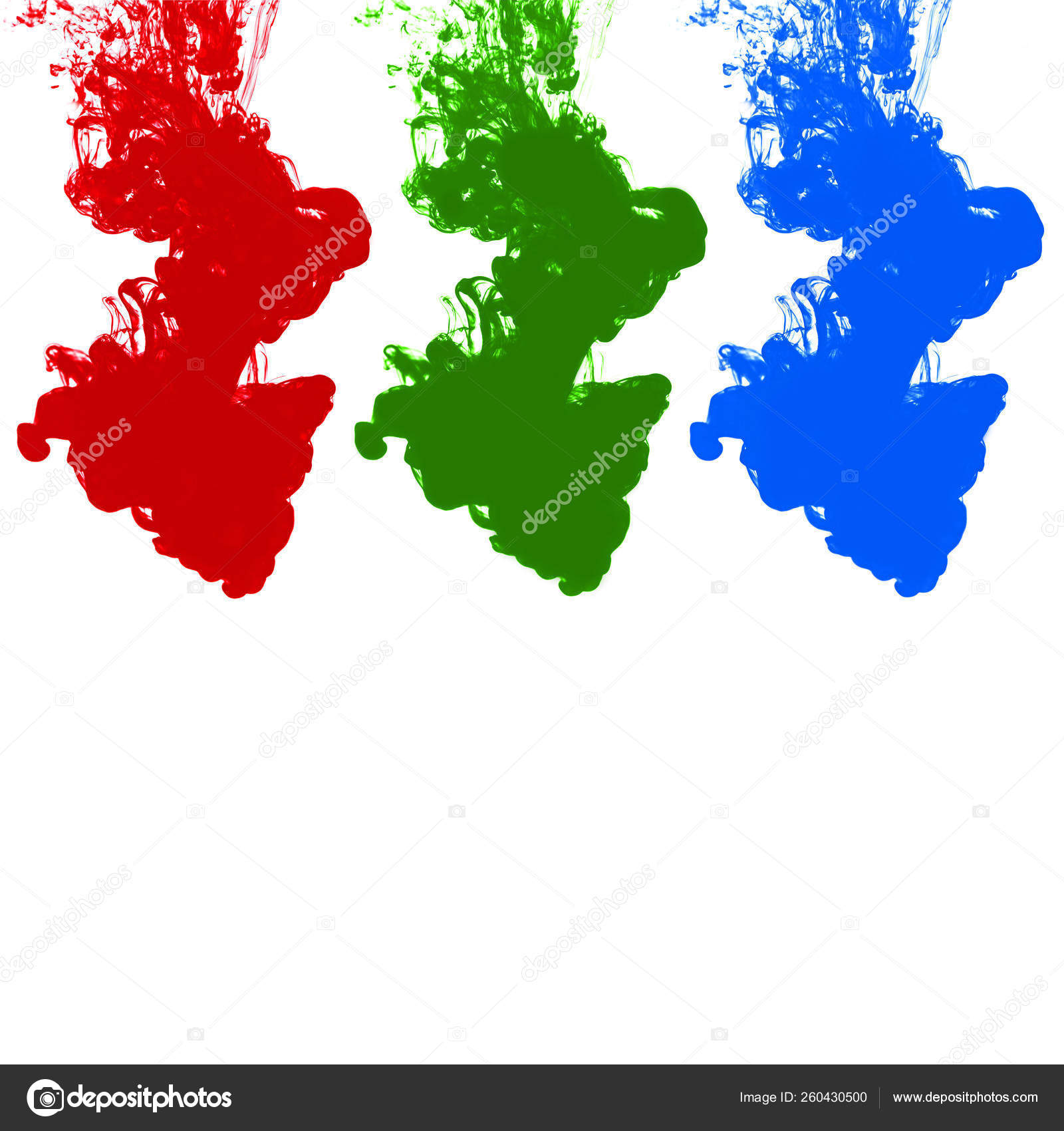 Rgb Ink Water White Background — Stock Photo © YAYImages #260430500