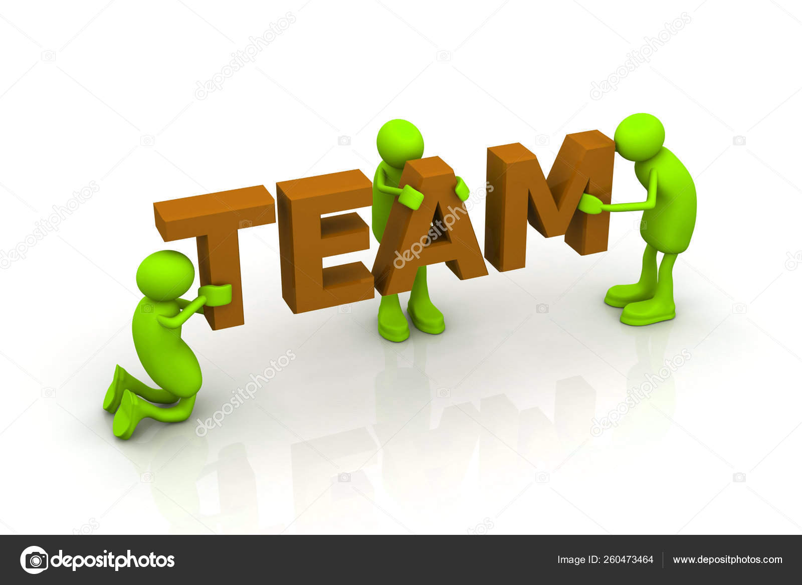Team Isolated White Background Stock Photo by ©YAYImages 260473464