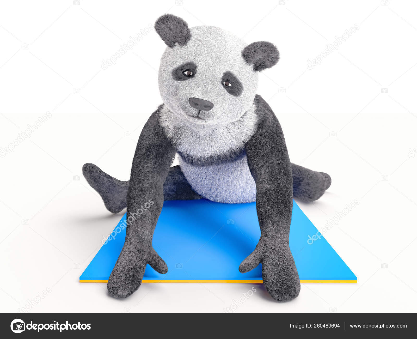 Panda Sitting Front View
