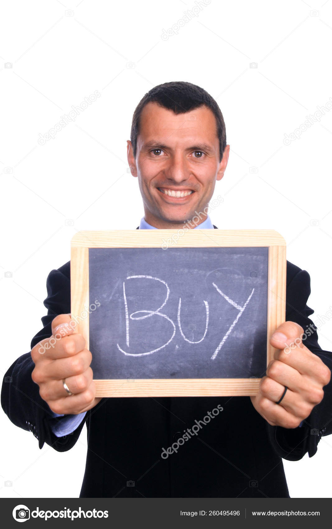 Business Man Chart White Background Stock Photo by ©YAYImages 260495496