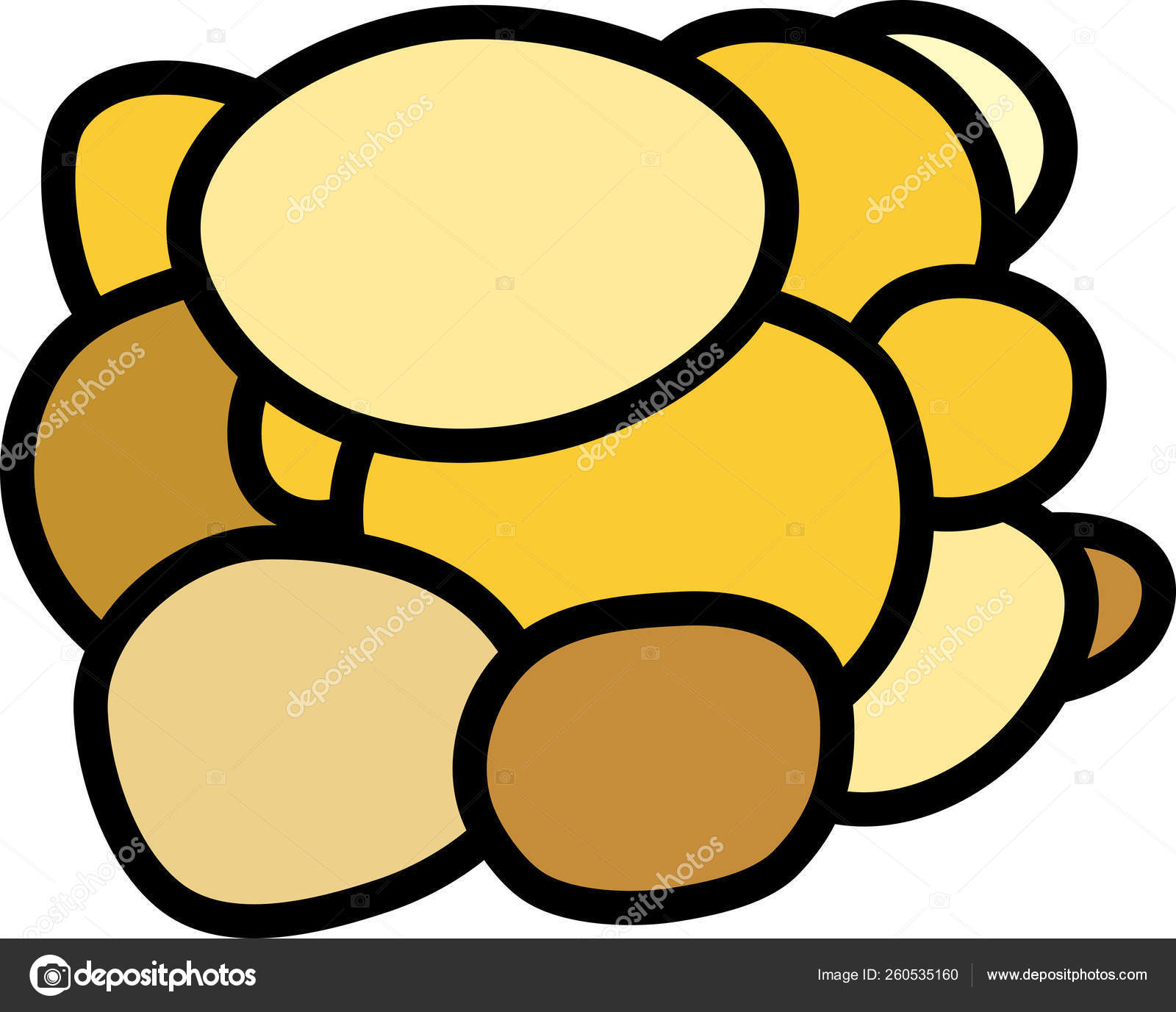 Close View Tiny Grains Sand Clumped Together White Background Stock ...