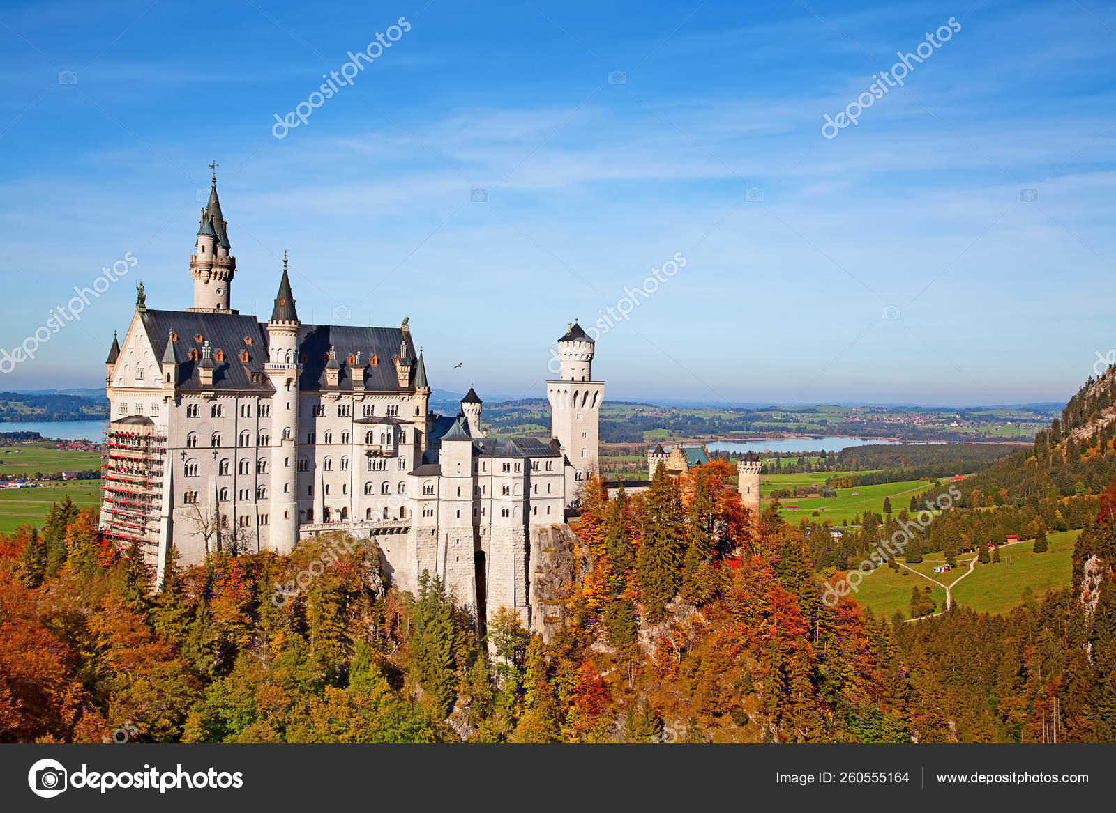 Neuschwanstein Castle Bavarian Alps Germany – Stock Editorial Photo ...