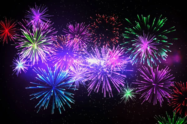 Firework Exploding Night Sky Background Stock Photo by ©YAYImages 260344482