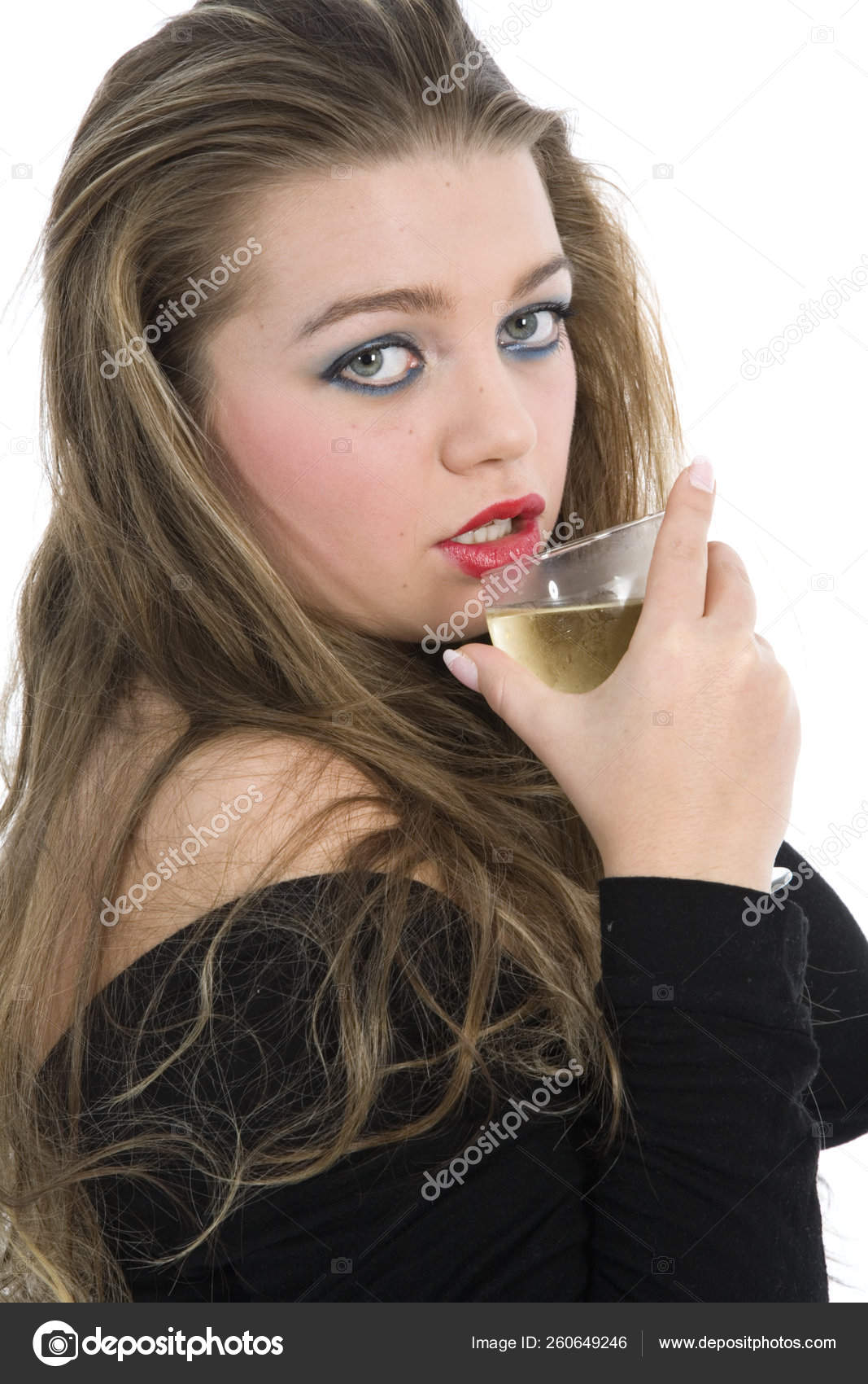 Beautiful Girl Beaker White Background Stock Photo by ©YAYImages 260649246