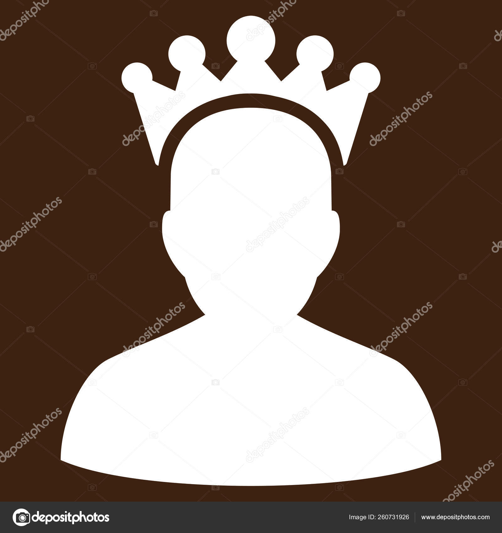 King Icon Competition Success Bicolor Icon Set Glyph Style Flat Stock ...