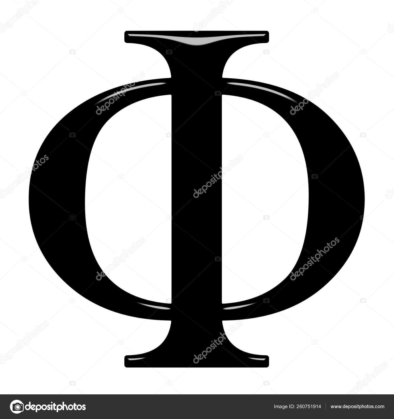 Phi Greek Letter