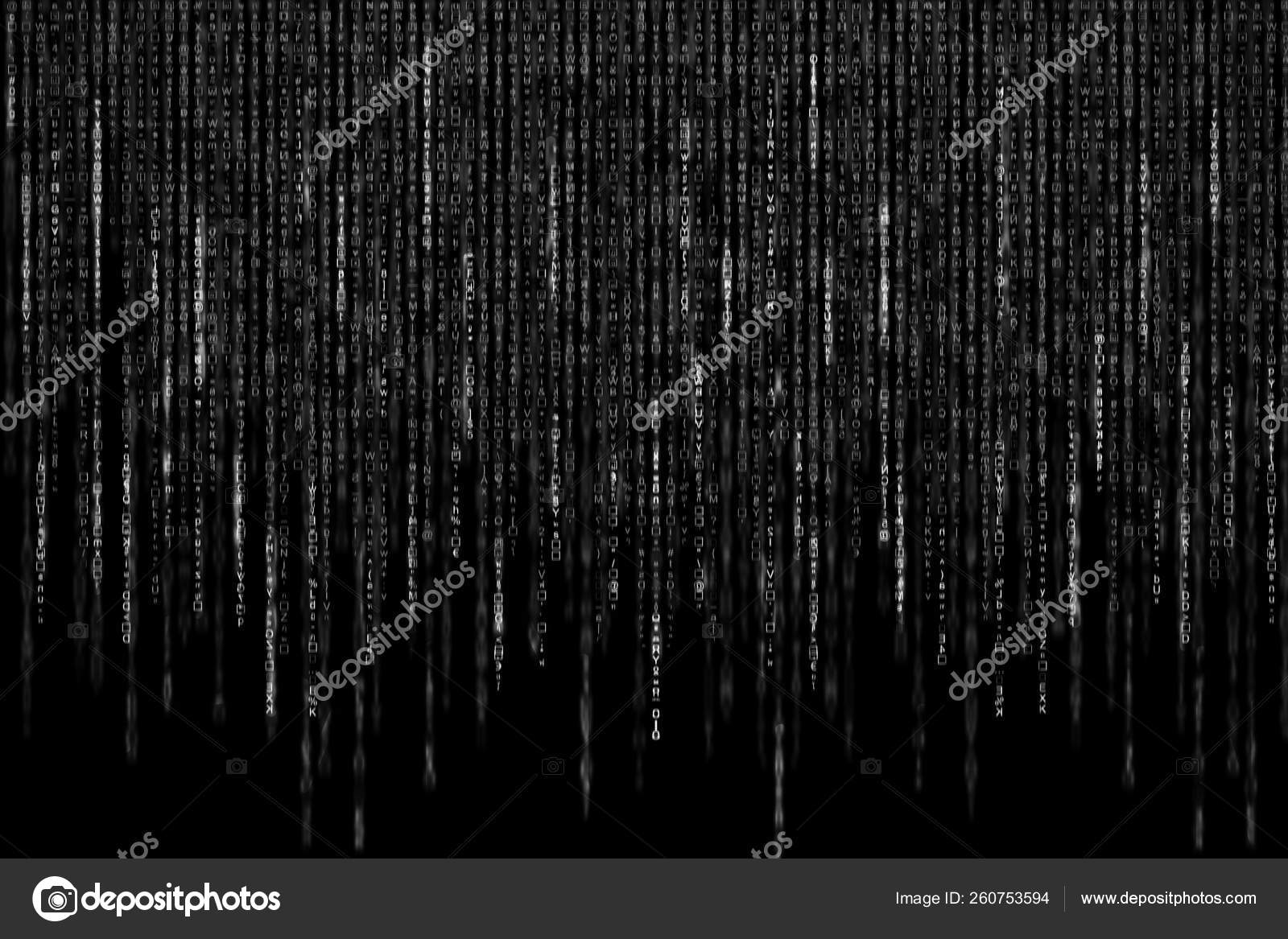 White Matrix Black Background — Stock Photo © YAYImages #260753594
