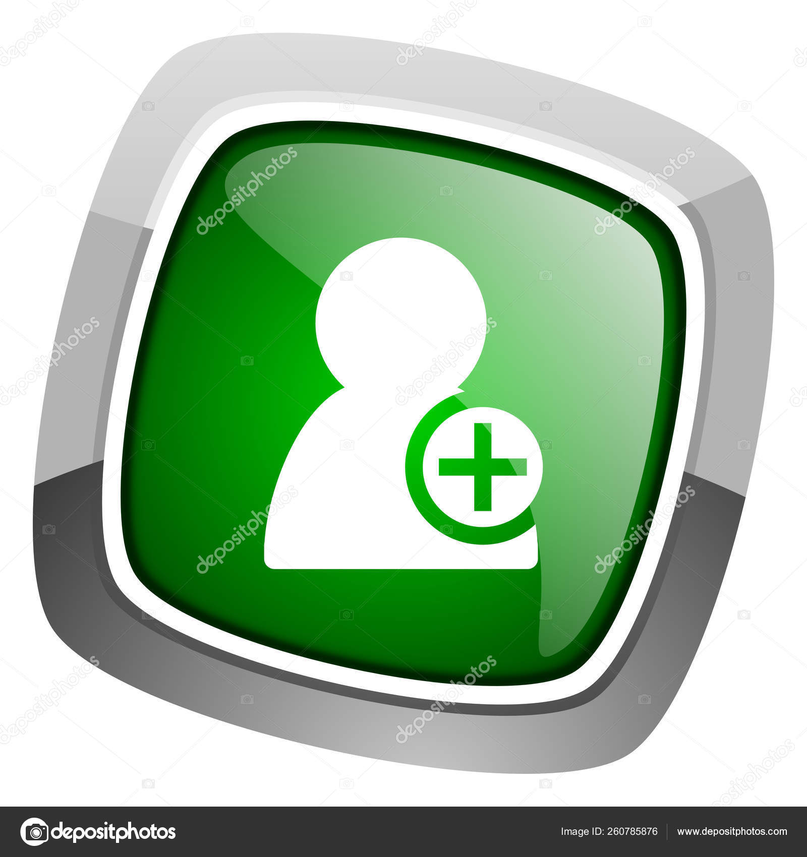 Add Contact Icon White Background Stock Photo by ©YAYImages 260785876