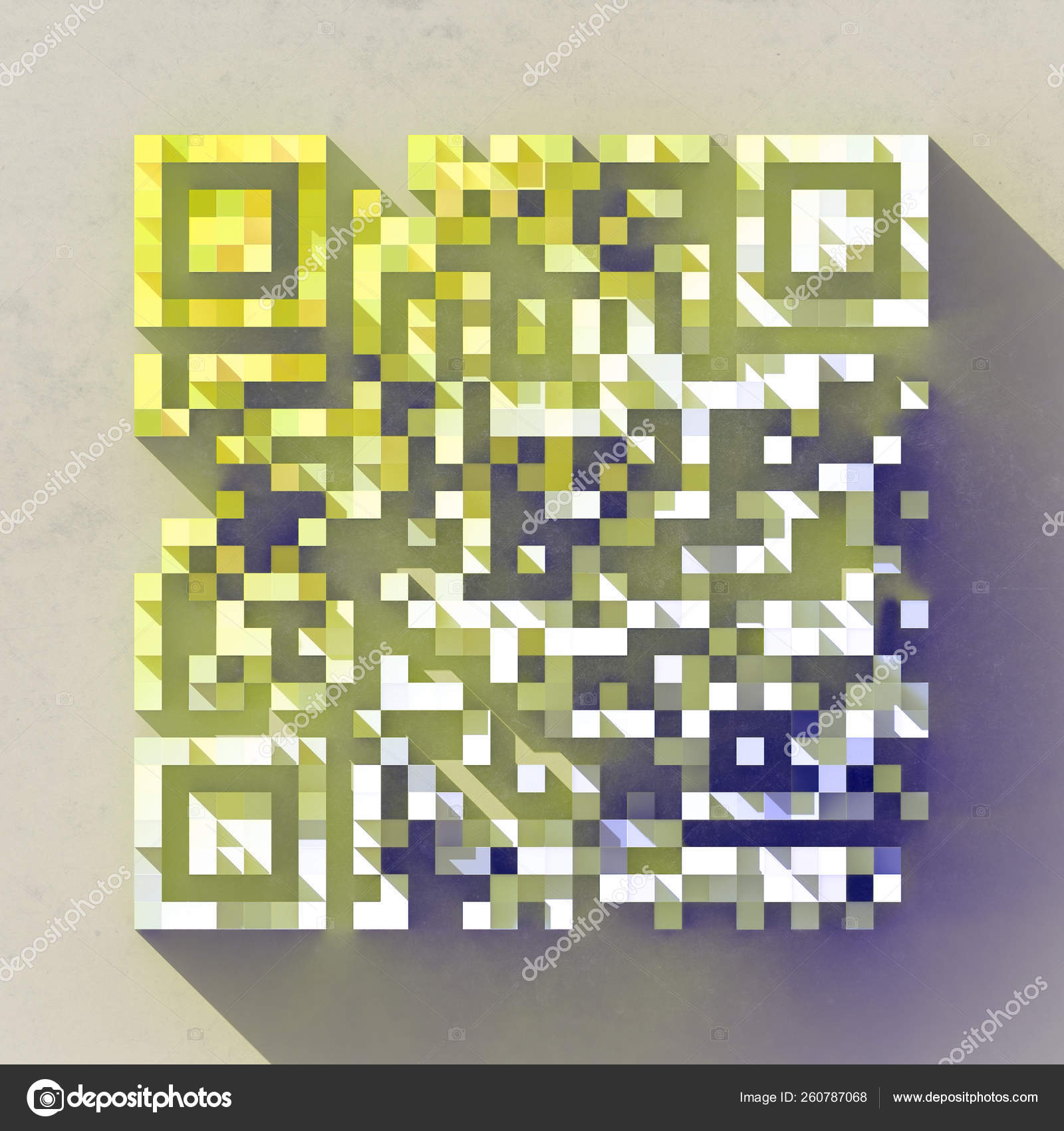 Color Code Drop Shadow Watercolor Illustration Stock Photo by ...