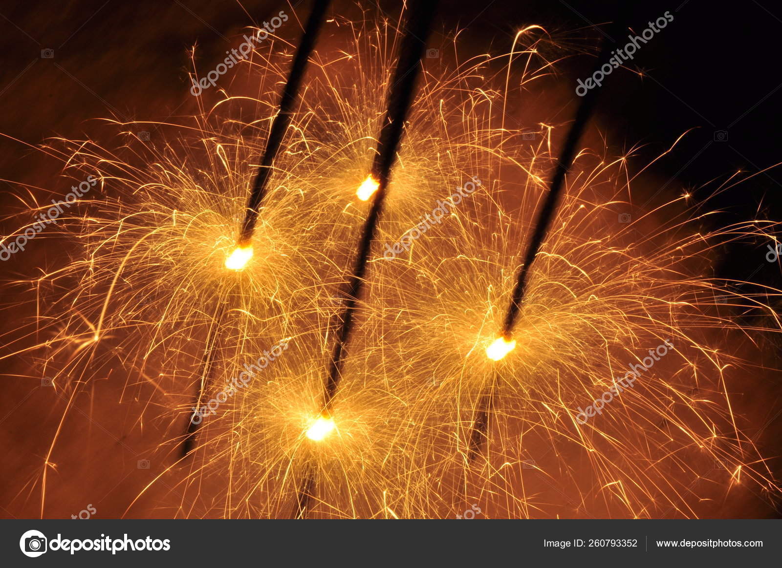 Firework Exploding Night Sky Background Stock Photo by ©YAYImages 260793352