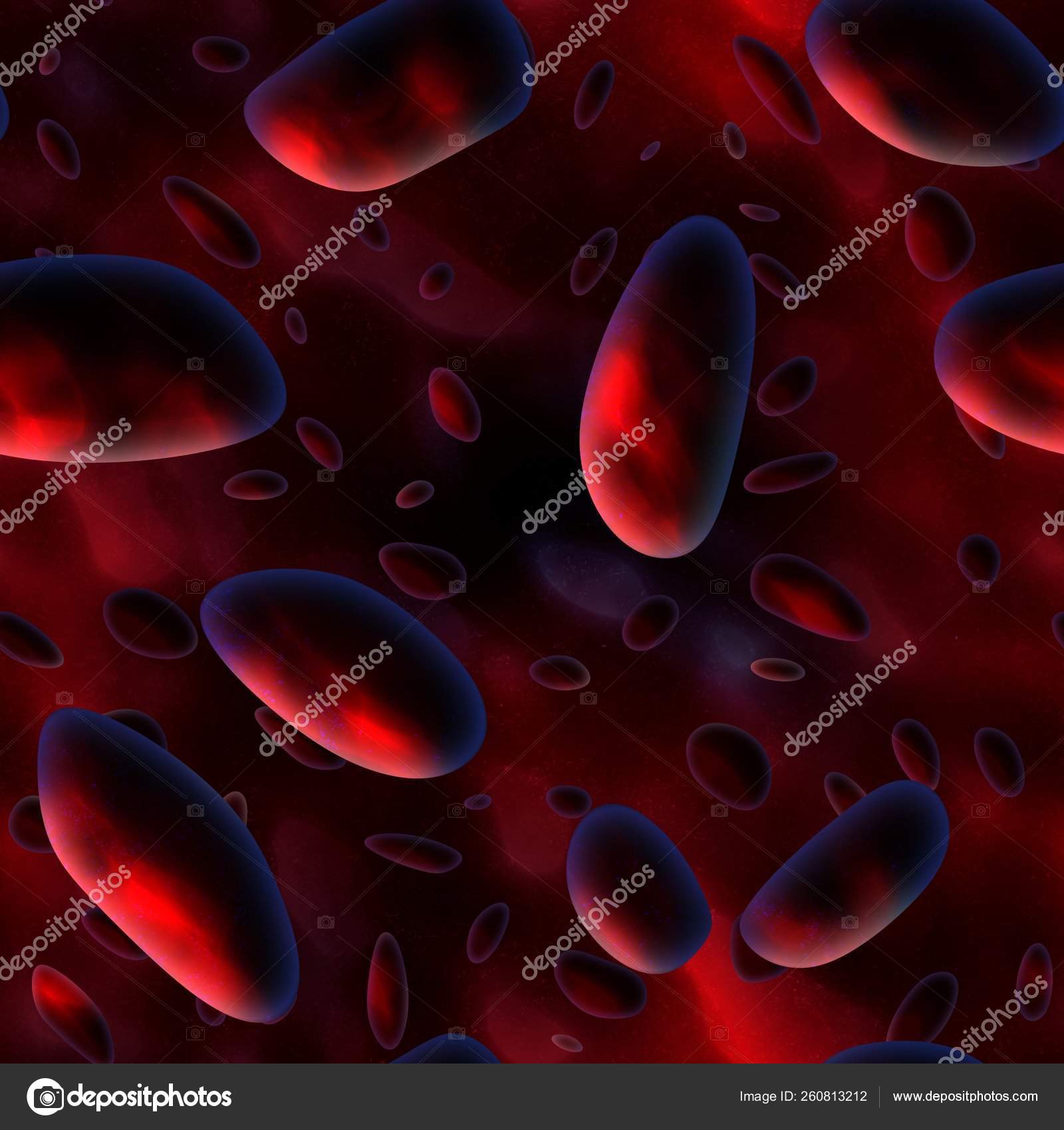Red Blood Cells Seamless Background Art Stock Photo by ©YAYImages 260813212