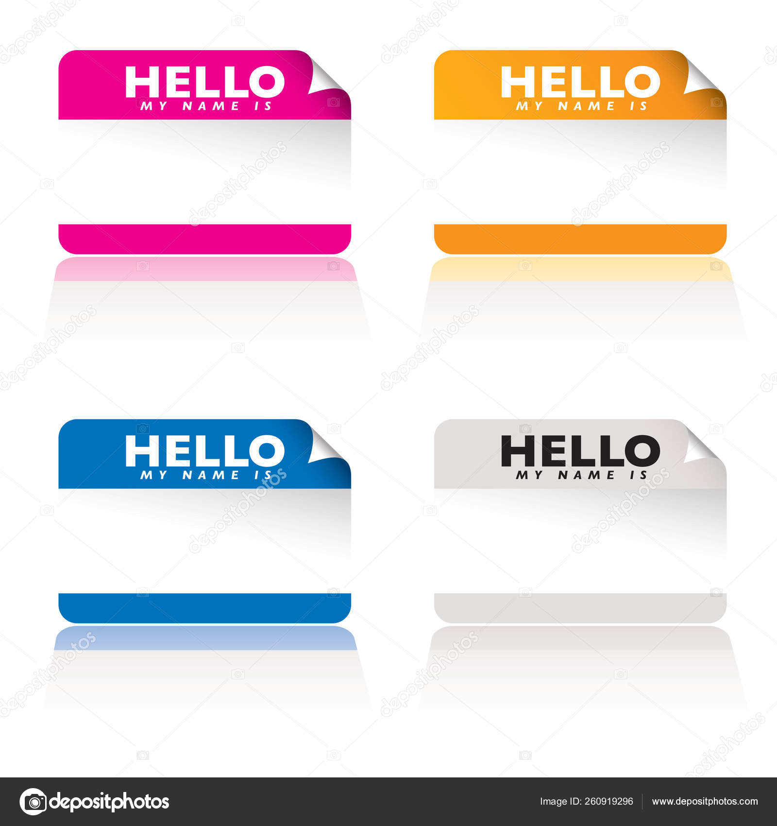 Name Tag Card Stock at Vikki Kearney blog