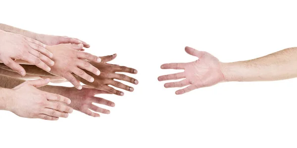 Hand reaching out for help Stock Photo by ©gemenacom 3182924