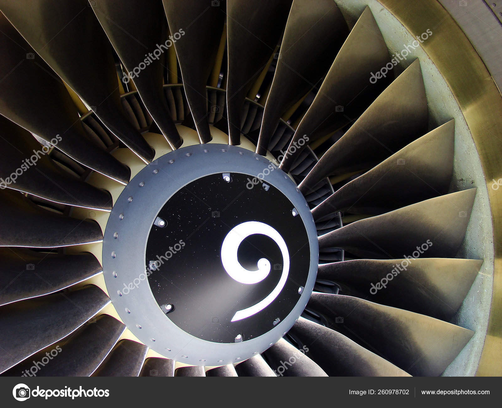 Close Turbofan Jet Engine Modern Airliner Stock Photo by ©YAYImages ...