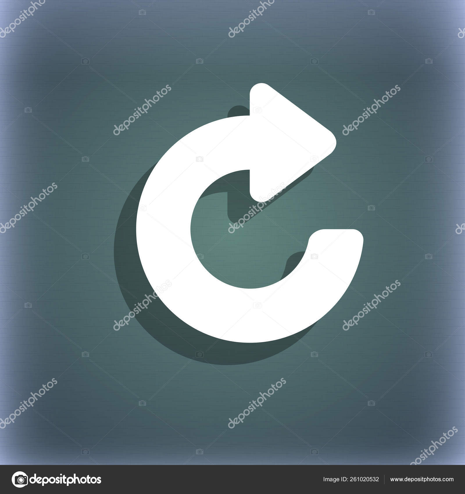 Upgrade Arrow Icon Symbol Blue Green Abstract Background Shadow Space ...