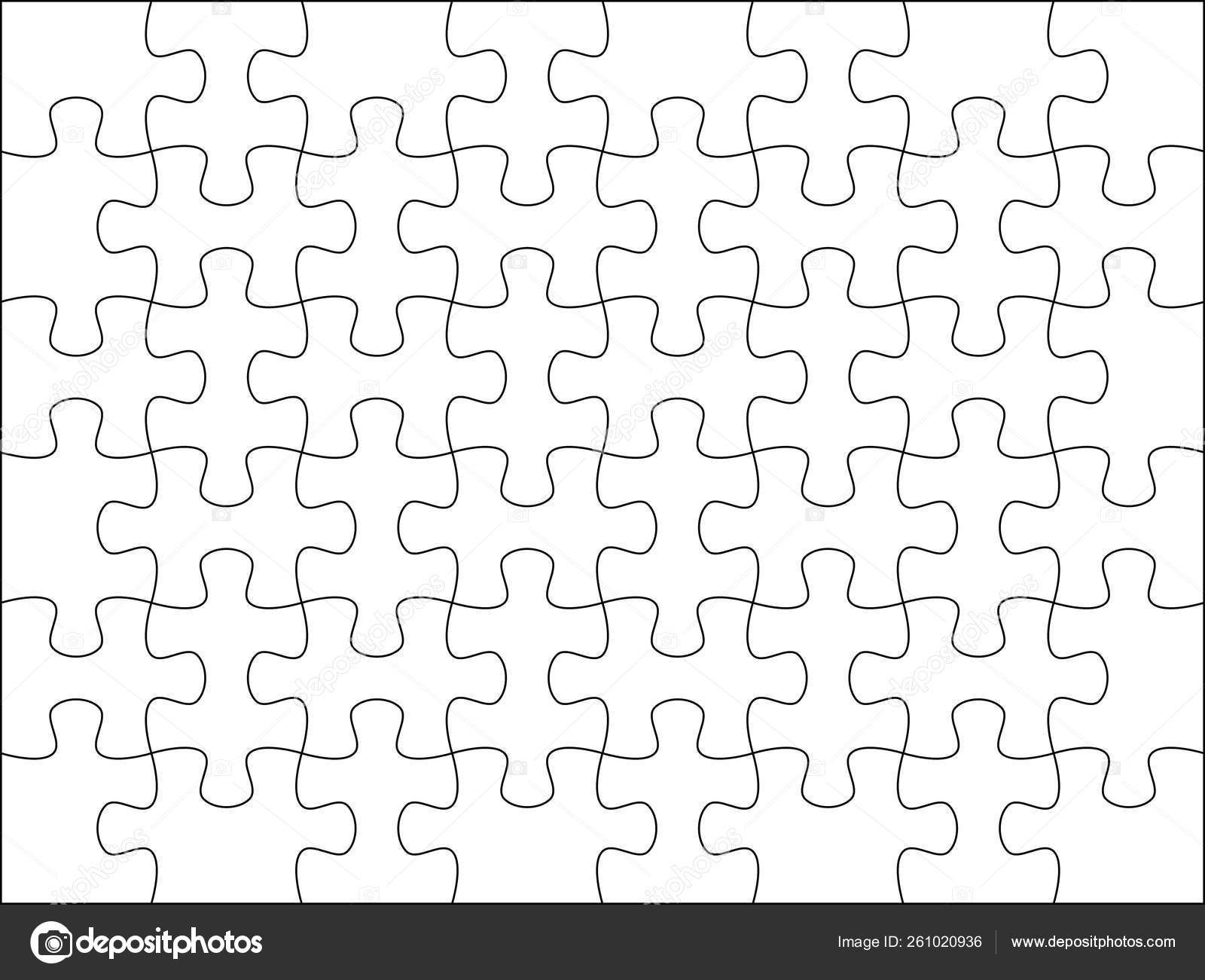 Puzzle Background Template 8X6 Usefull Masking Photo Illustration Stock ...