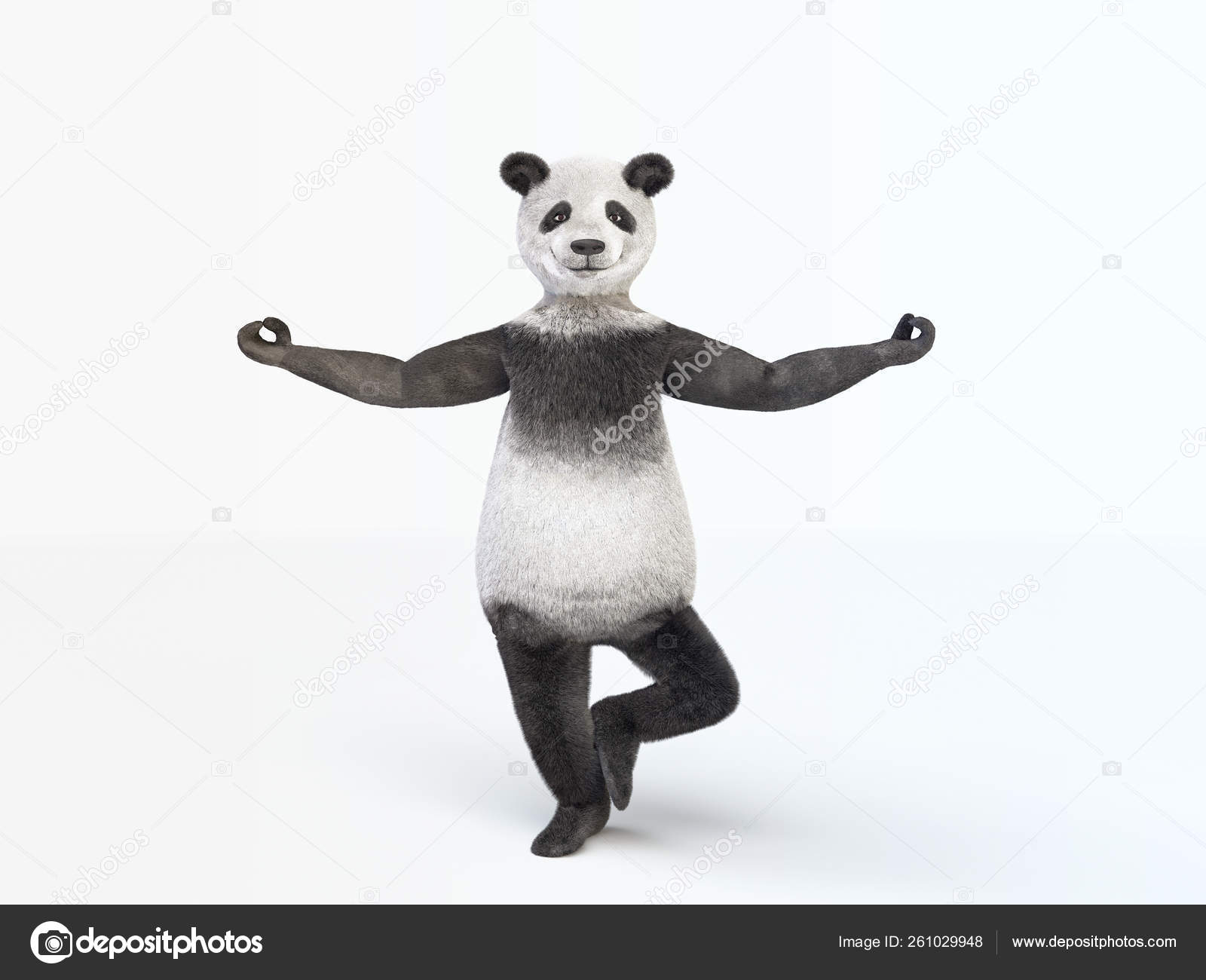 Panda Bear Yoga Pose