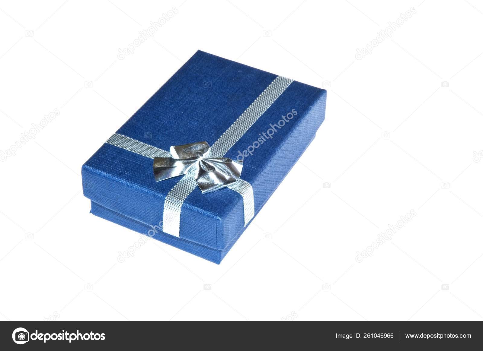 Blue Box Isolated White Background — Stock Photo © YAYImages #261046966