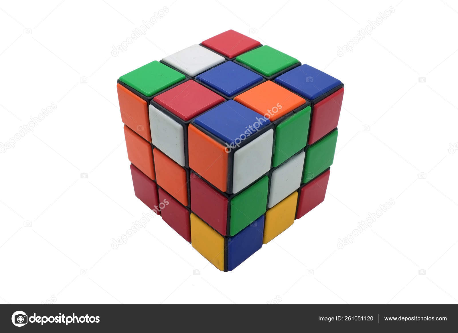 Colorful Cubic Isolated White Background – Stock Editorial Photo ...